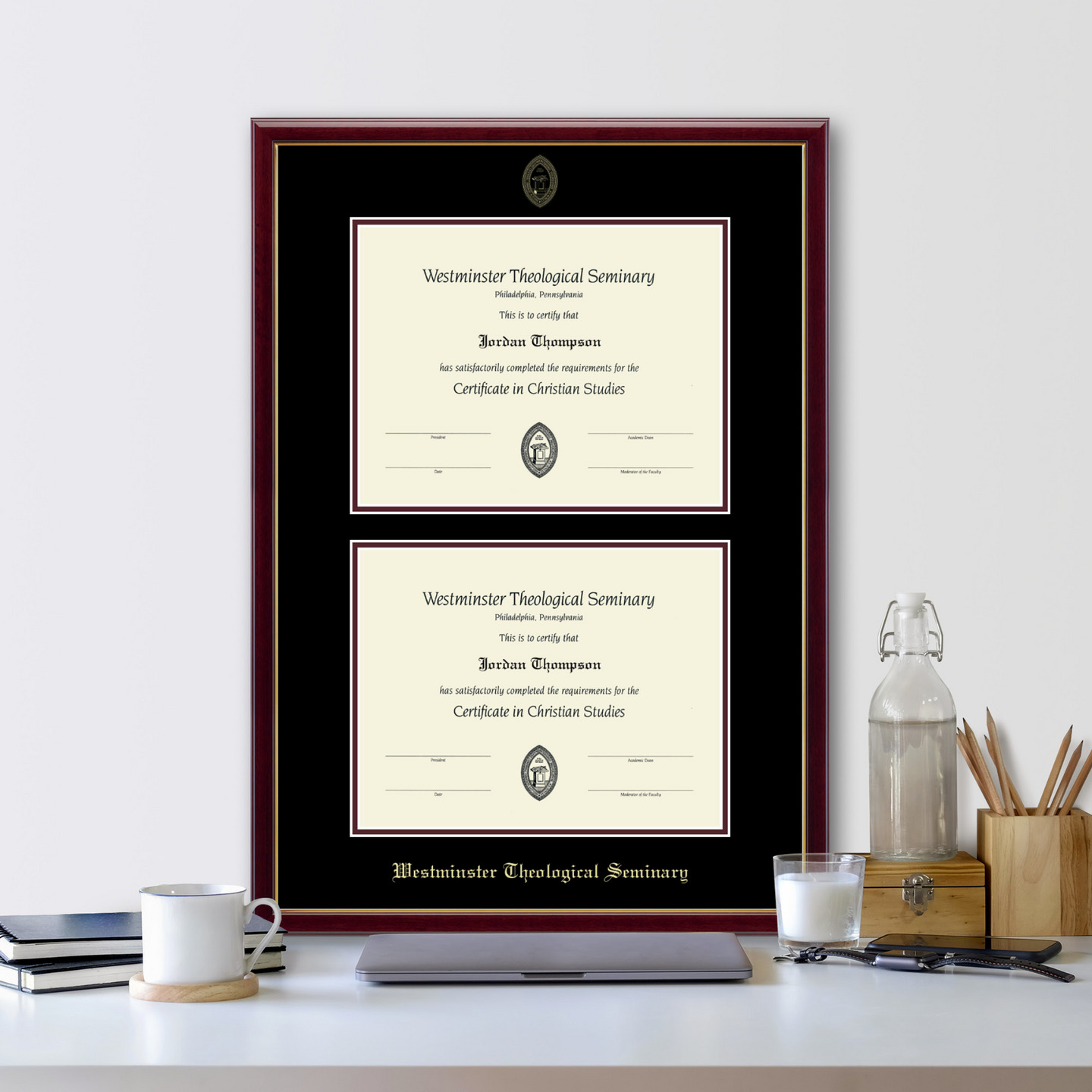 Westminster Theological Seminary Double Certificate Frame in Galleria ...