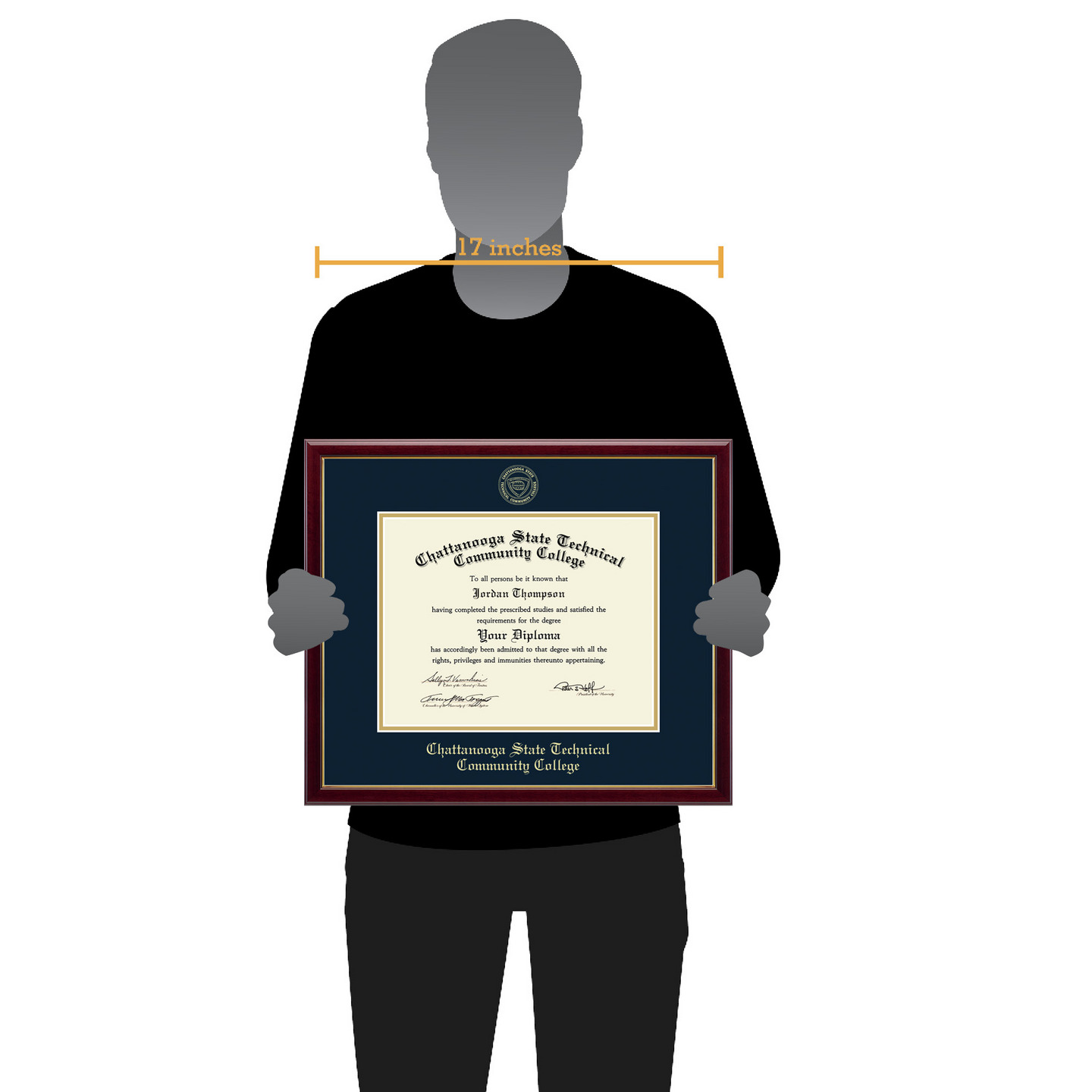 Chattanooga State Technical Community College Gold Embossed Diploma ...