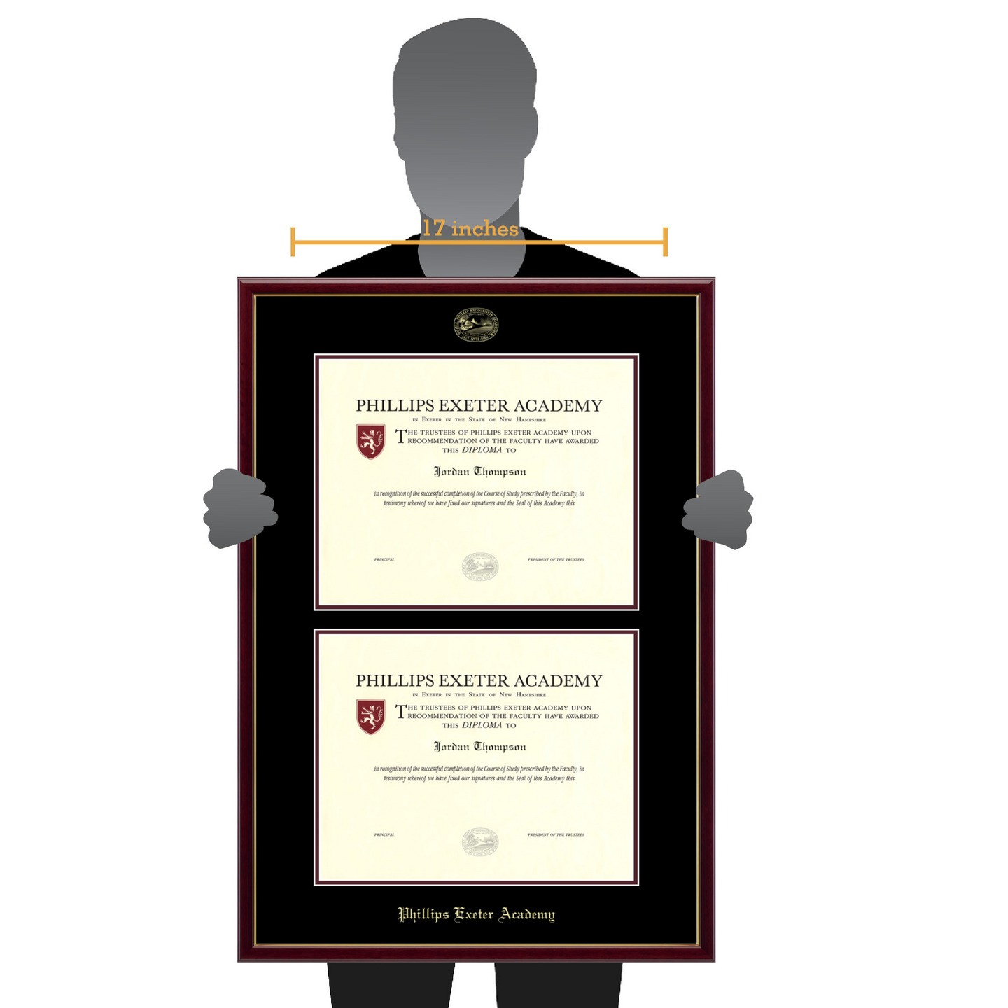 Phillips Exeter Academy Double Diploma Frame in Galleria - Item #210486 ...