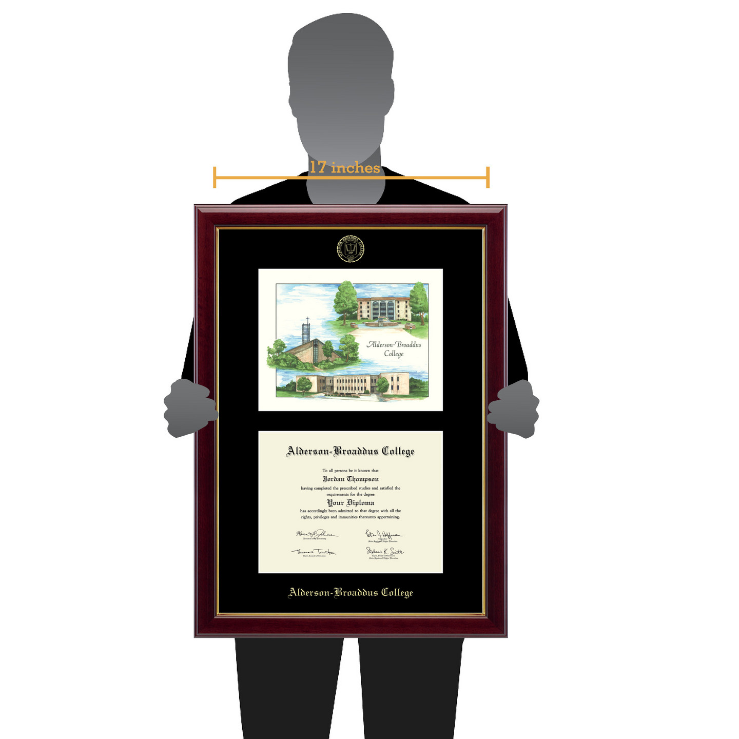 Alderson-Broaddus College Campus Scene Diploma Frame in Gallery - Item ...
