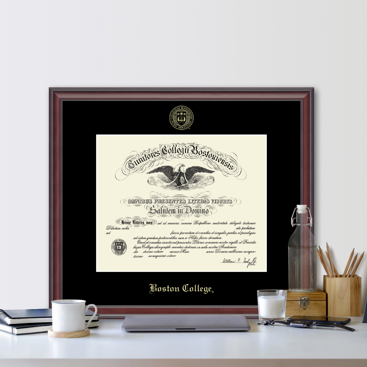 Boston College Gold Embossed Diploma Frame in Studio - Item #221062 ...