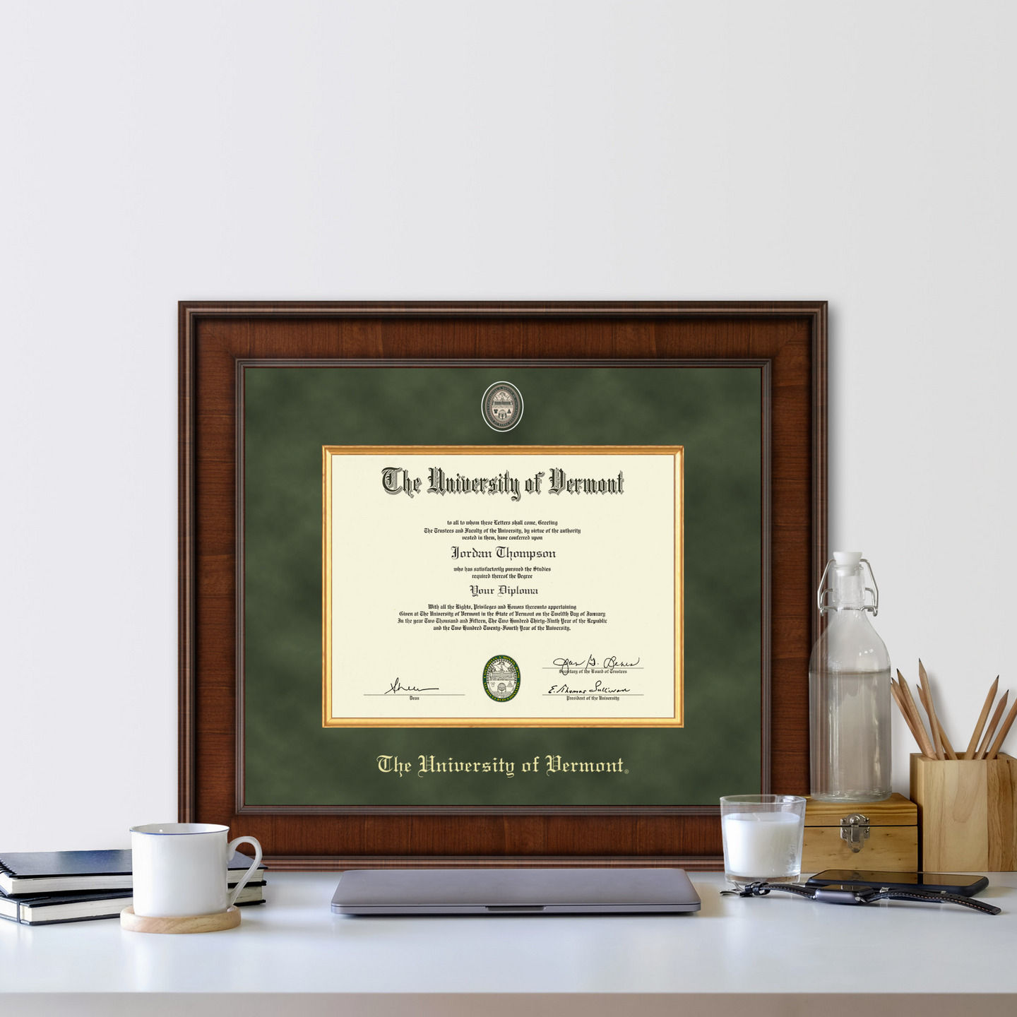 The University of Vermont Presidential Masterpiece Diploma Frame in ...