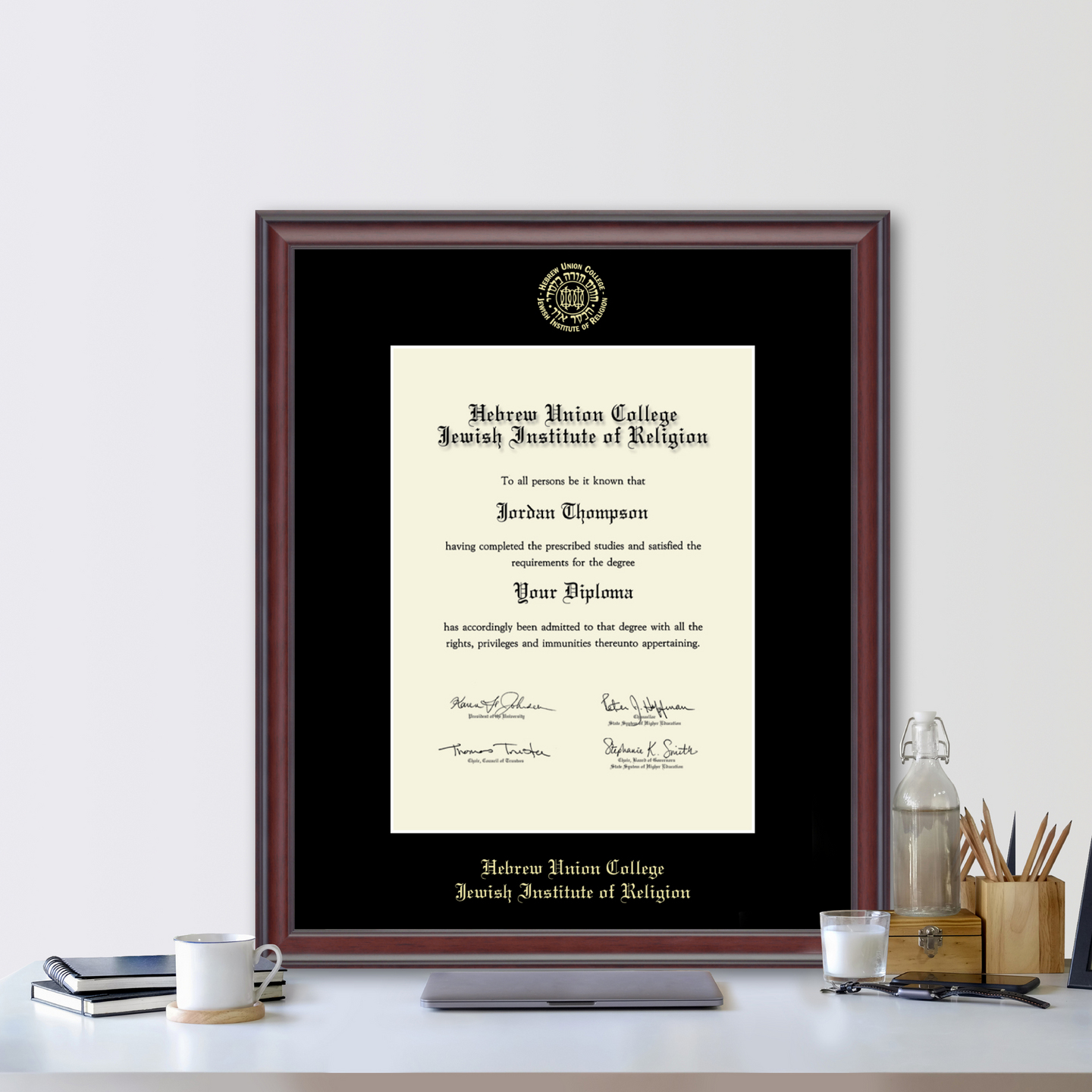 Hebrew Union College - Jewish Institute of Religion Gold Embossed ...