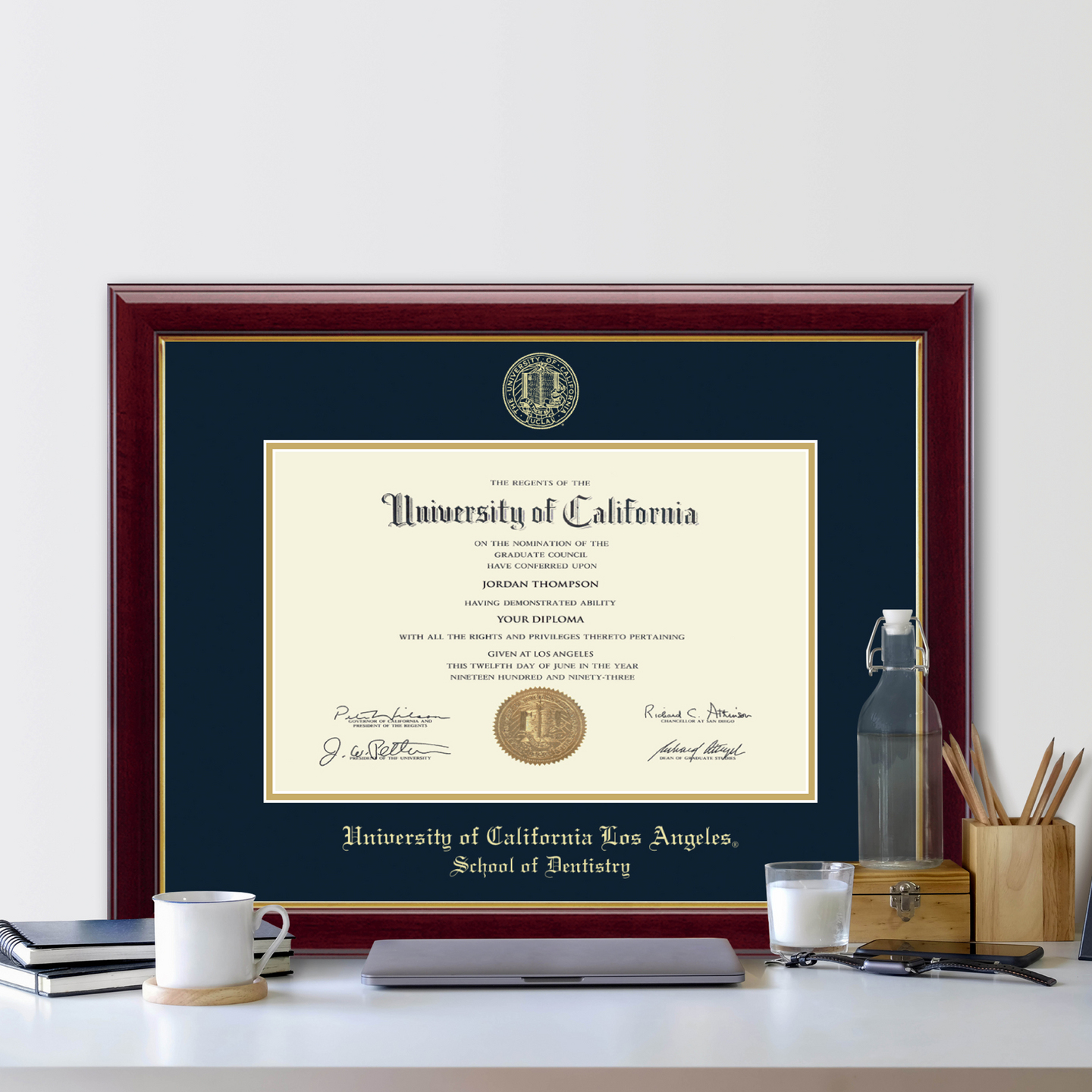 University of California Los Angeles Gold Embossed Diploma Frame in ...
