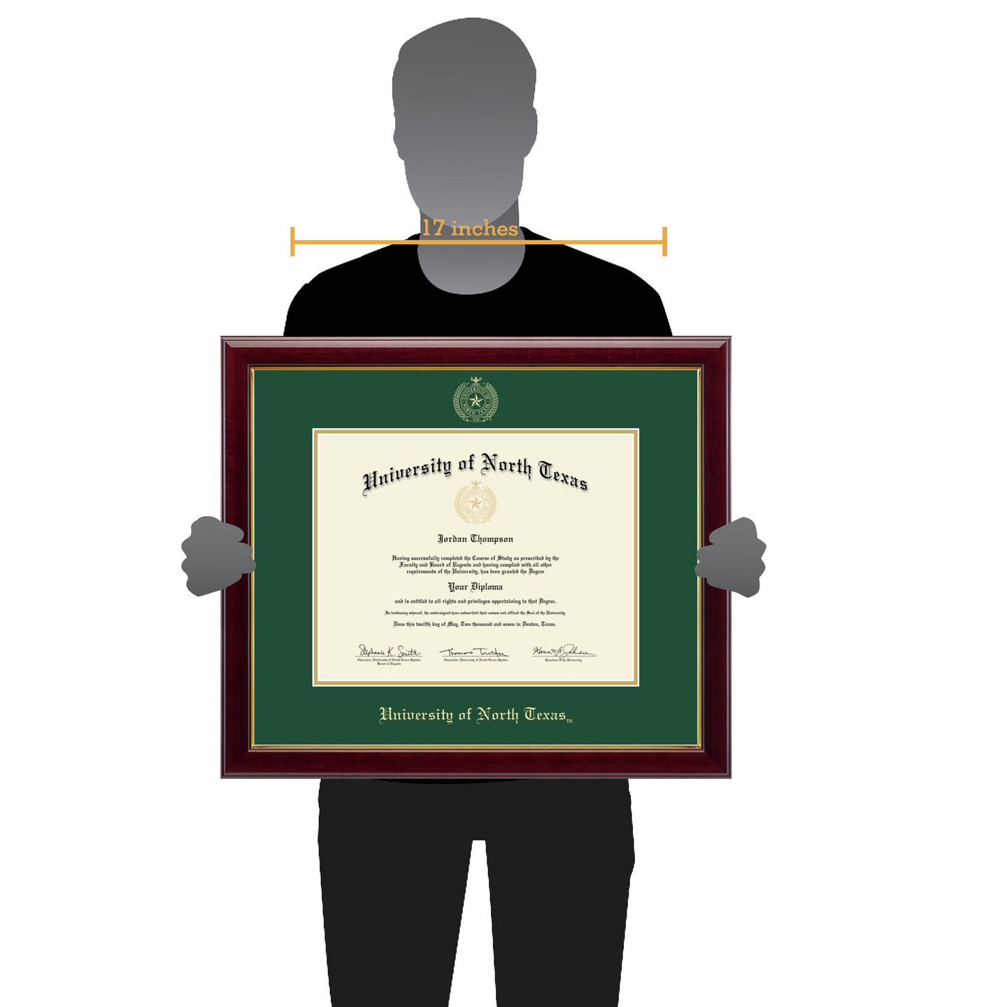 University of North Texas Gold Embossed Diploma Frame in Gallery - Item ...