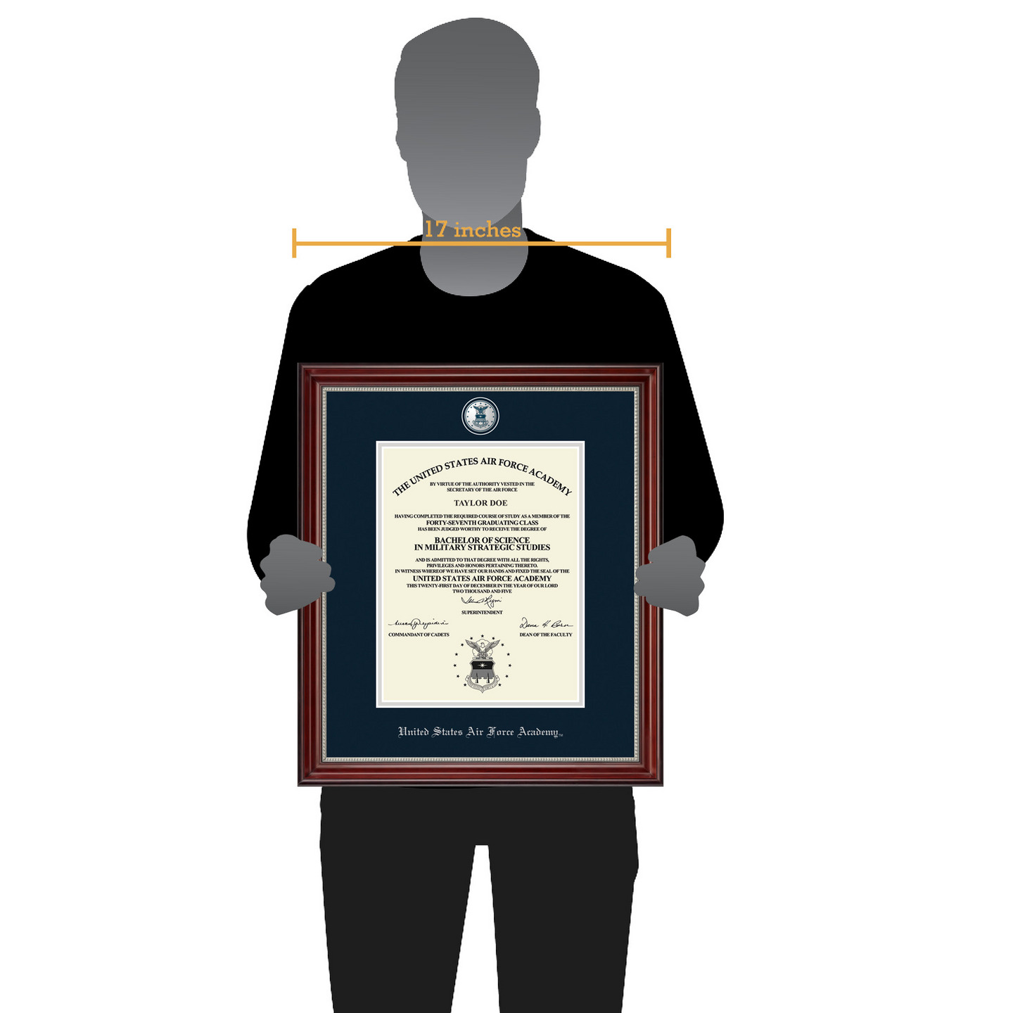 United States Air Force Academy Masterpiece Medallion Diploma Frame in ...
