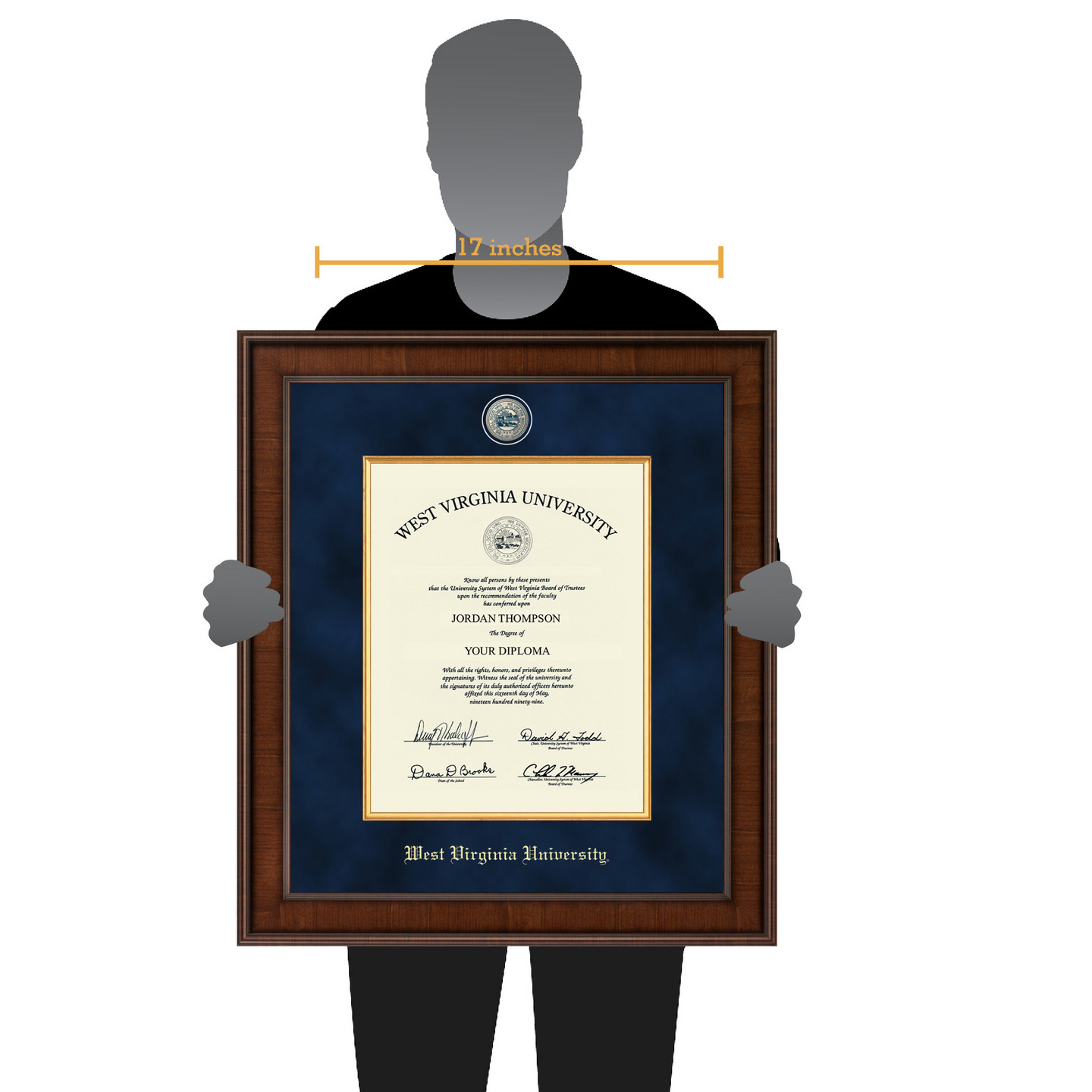 West Virginia University Presidential Masterpiece Diploma Frame in ...