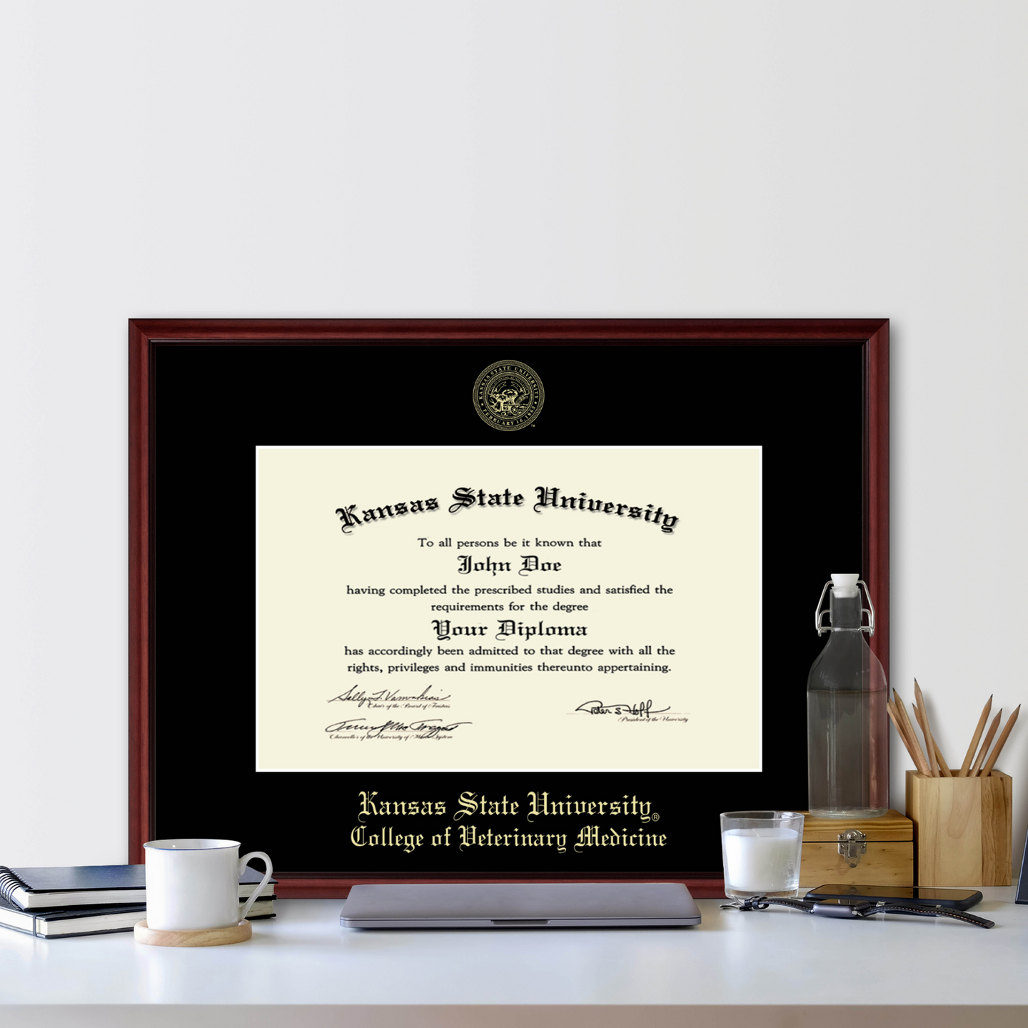 Kansas State University Gold Embossed Diploma Frame in Camby - Item ...