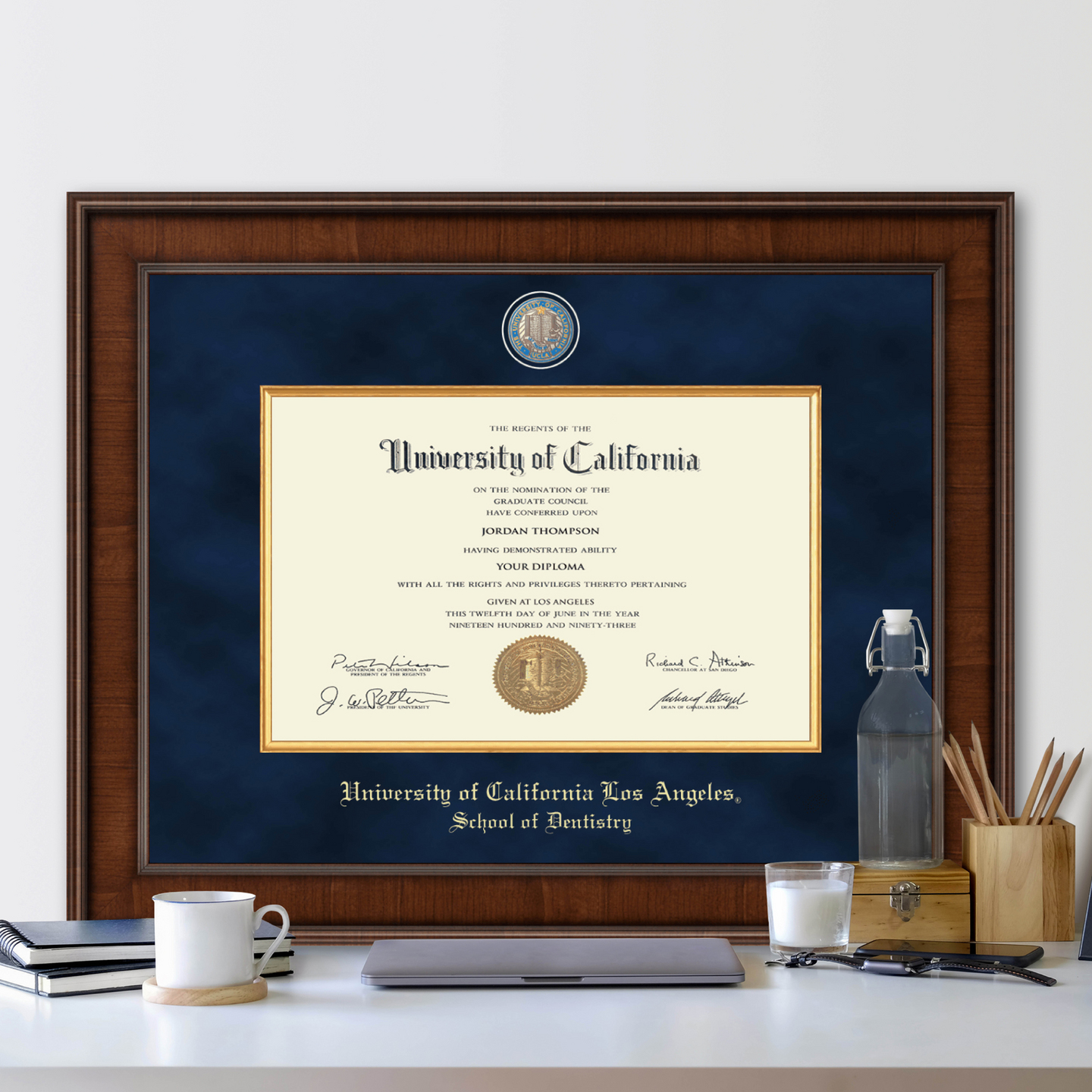 University of California Los Angeles Presidential Masterpiece Diploma ...