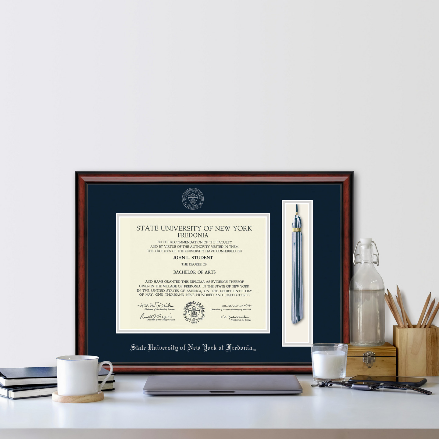 State University of New York at Fredonia Tassel Edition Diploma Frame ...