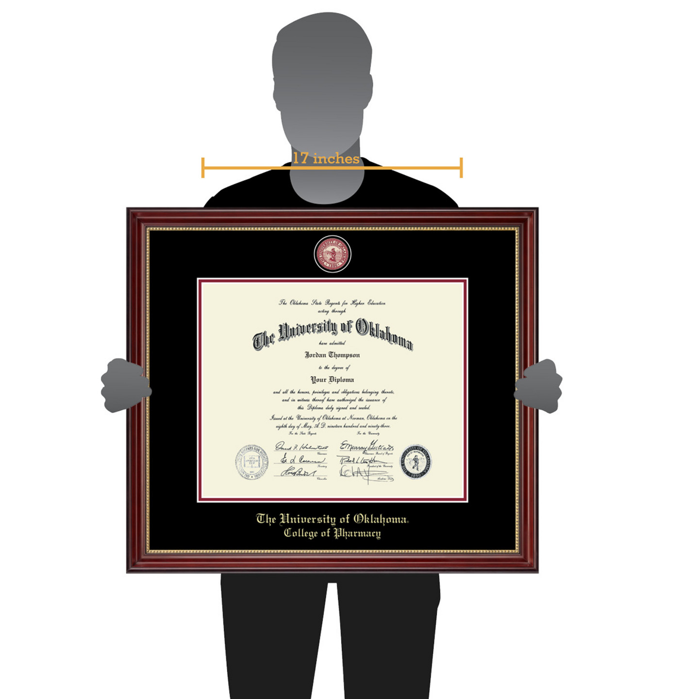 The University of Oklahoma Masterpiece Medallion Diploma Frame in ...
