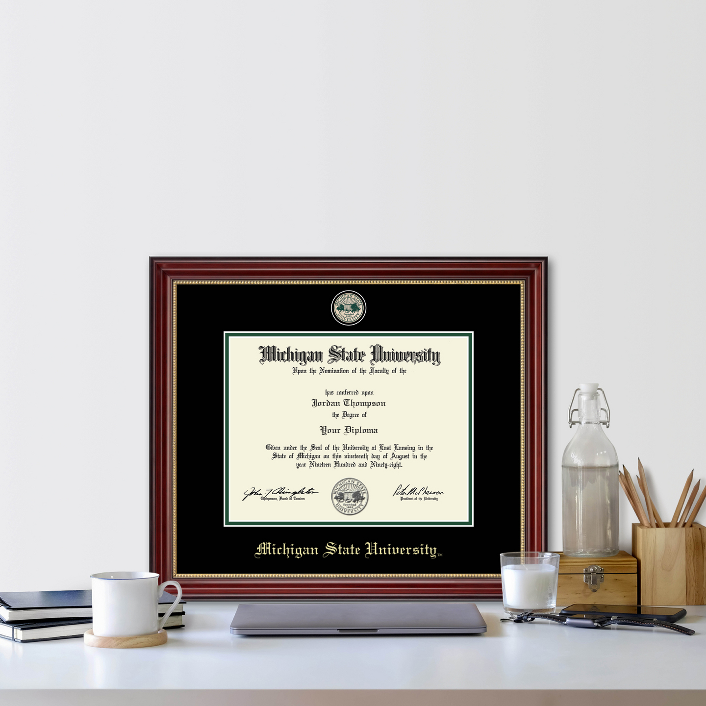 Michigan State University Masterpiece Medallion Diploma Frame in ...