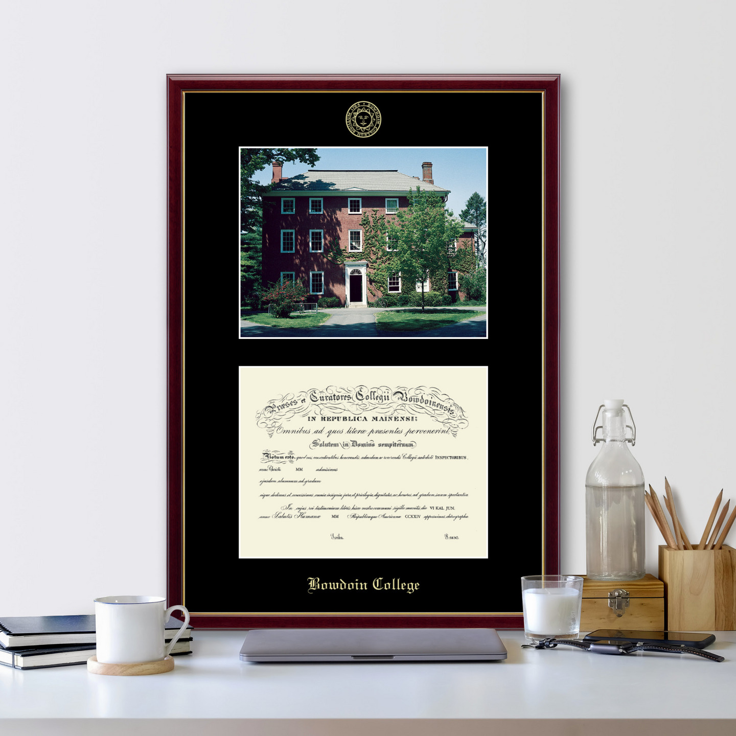 Bowdoin College Campus Scene Diploma Frame in Galleria - Item #122995 ...
