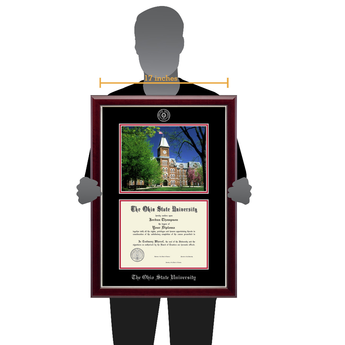 The Ohio State University Campus Scene Edition Diploma Frame in Gallery ...