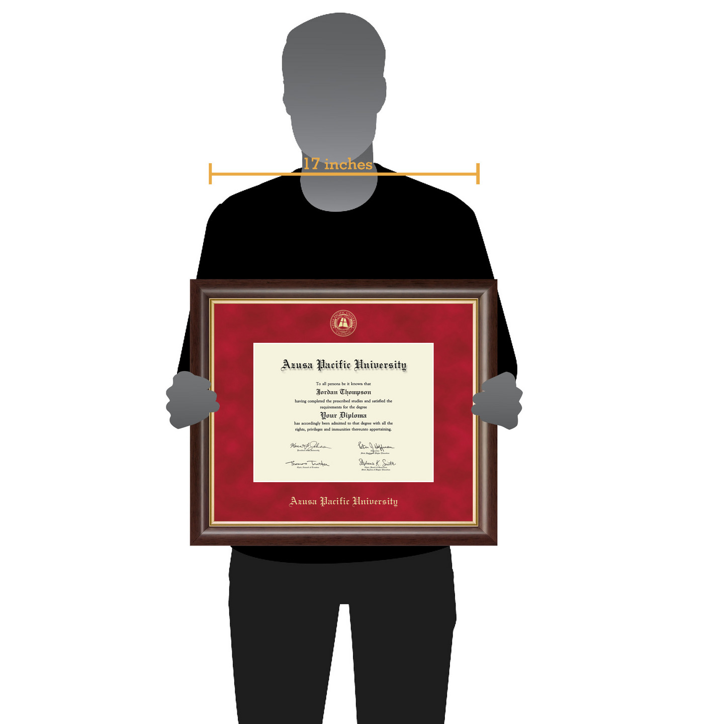 Azusa Pacific University Gold Embossed Diploma Frame in Hampshire ...