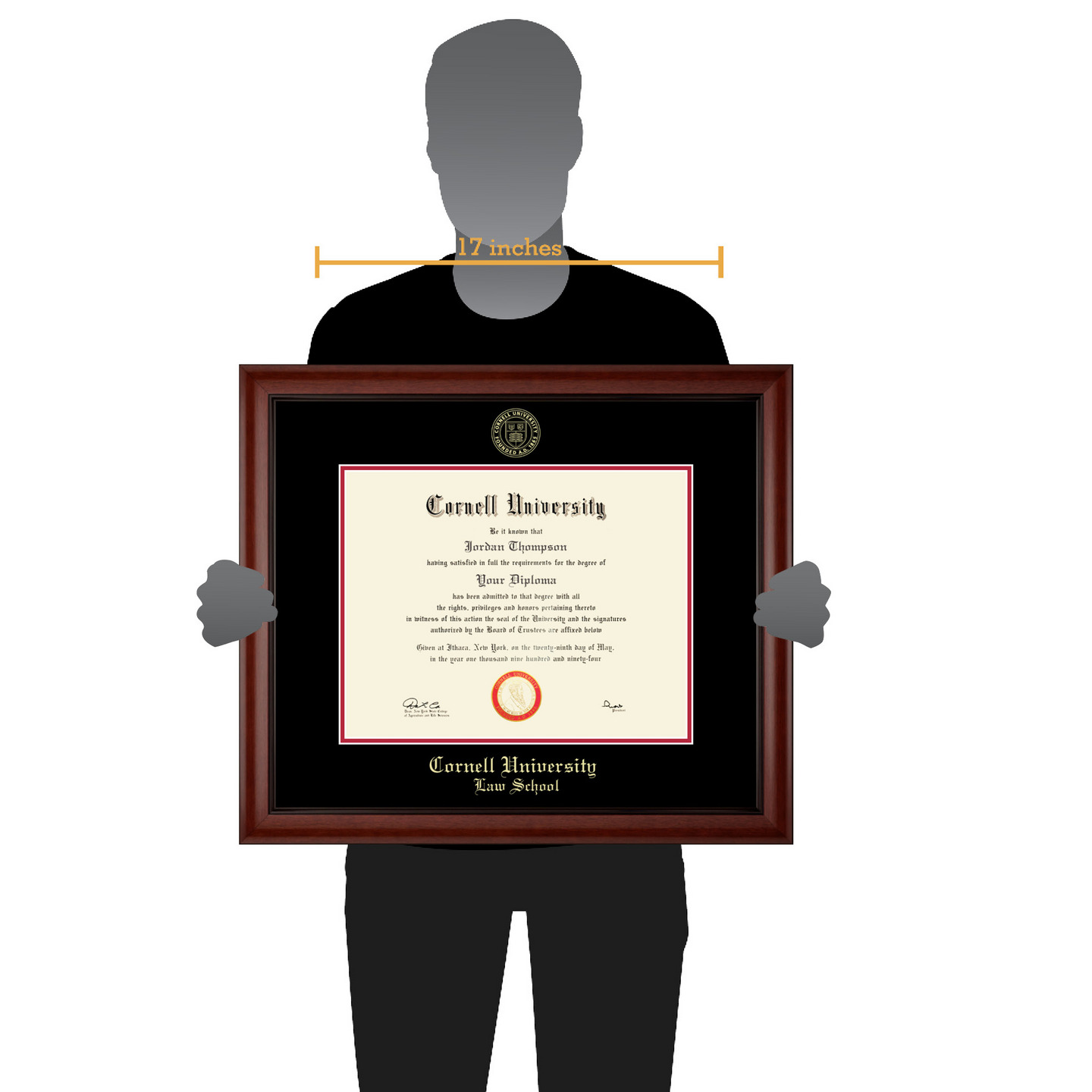 Cornell University Gold Embossed Diploma Frame in Cambridge - Item ...