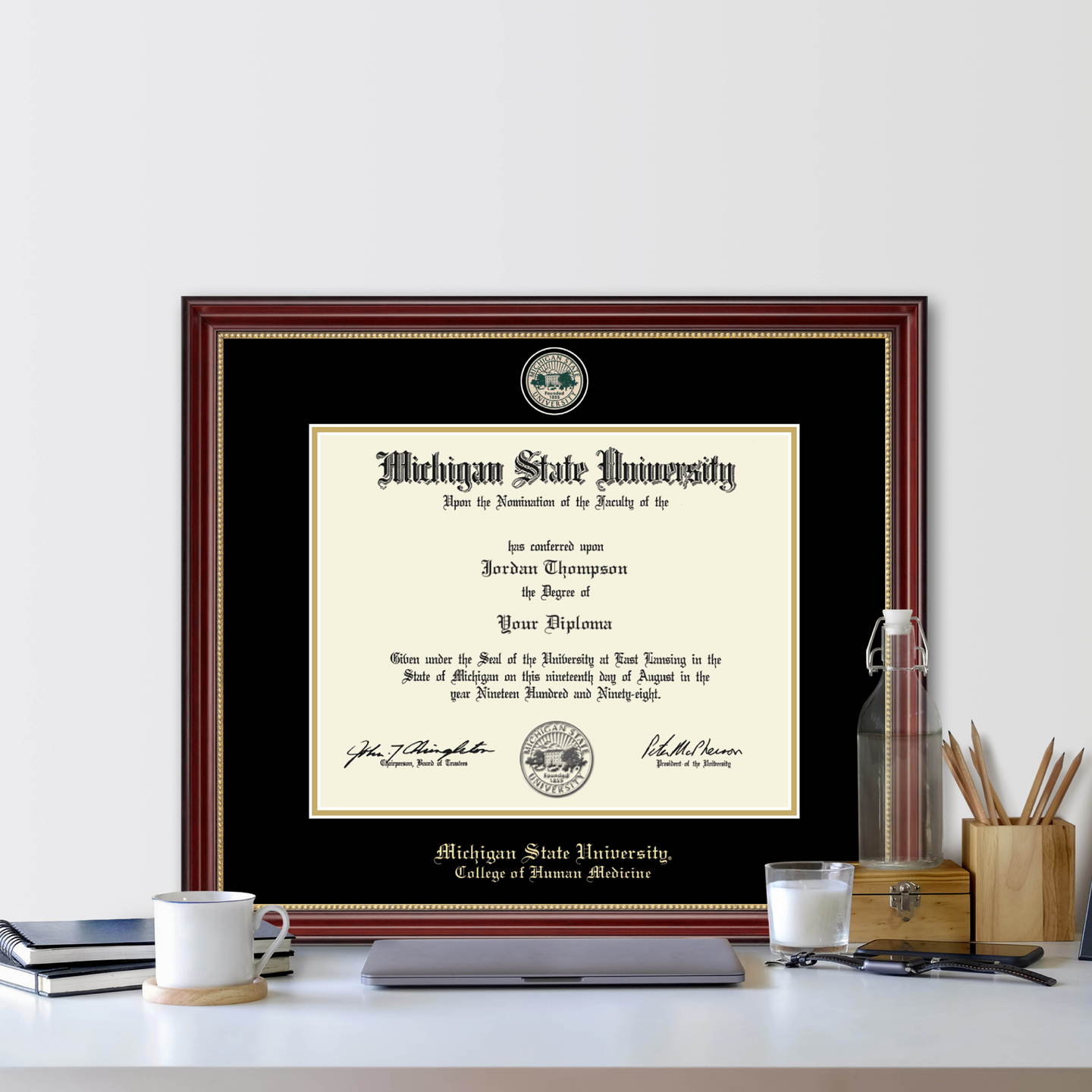 Michigan State University Masterpiece Medallion Diploma Frame in ...