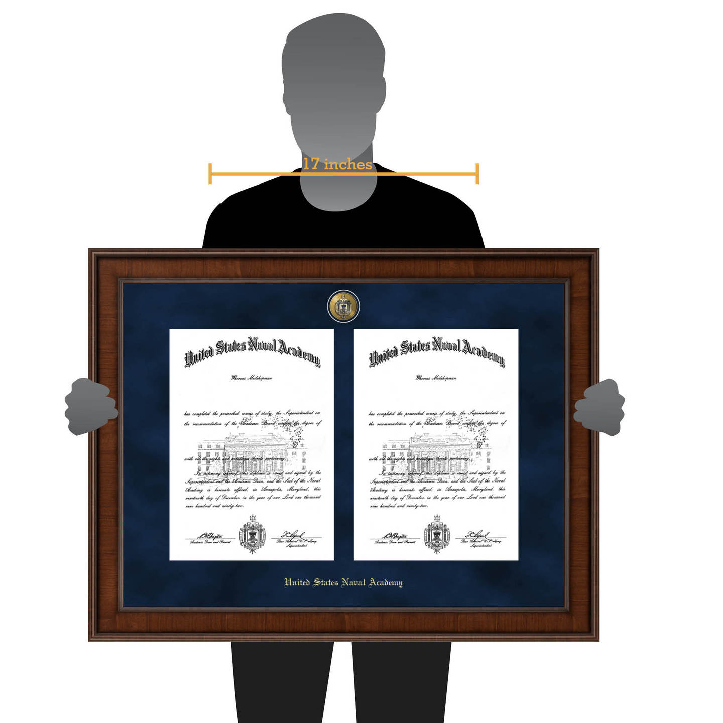 United States Naval Academy Presidential Masterpiece Double Diploma ...