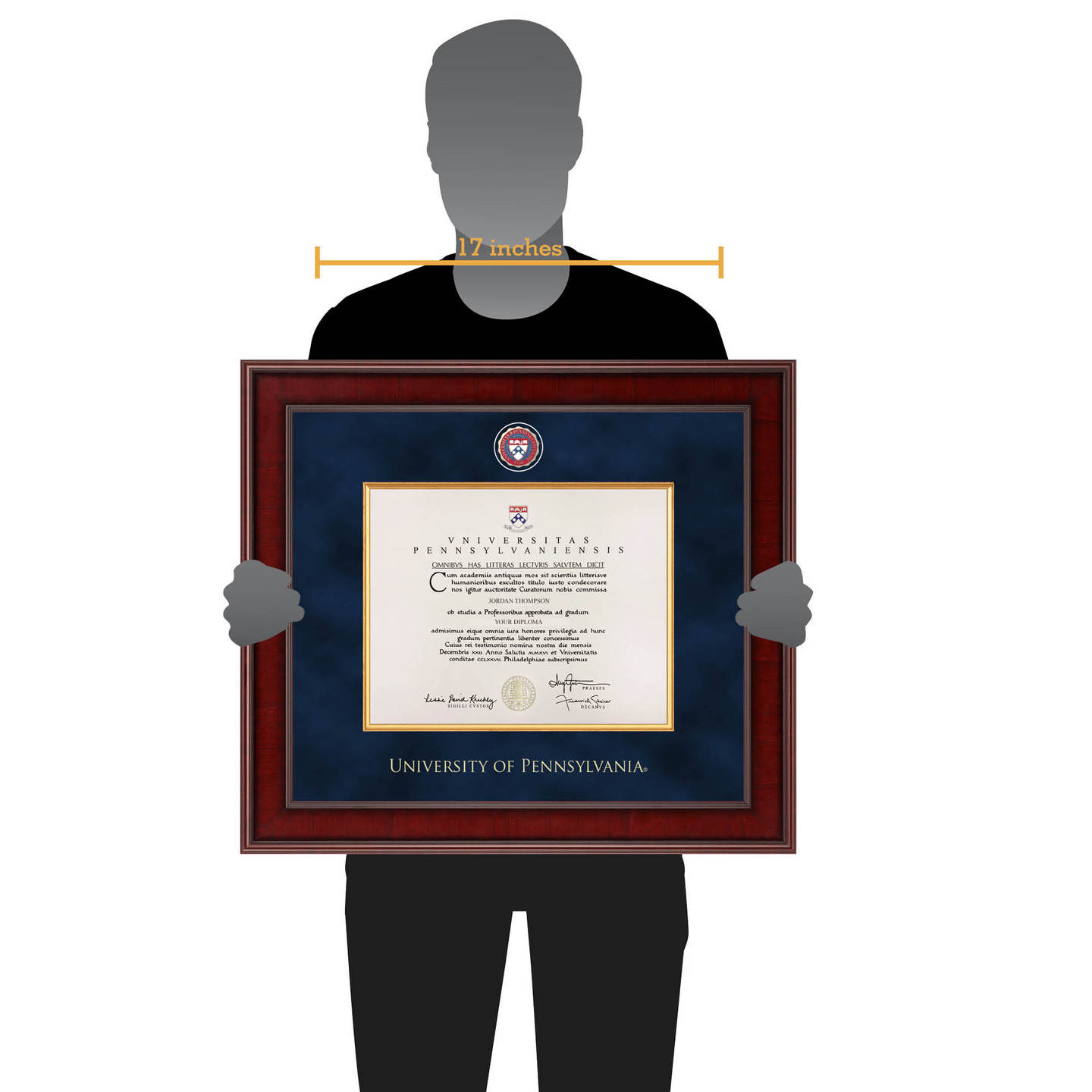 University of Pennsylvania Presidential Masterpiece Diploma Frame in ...