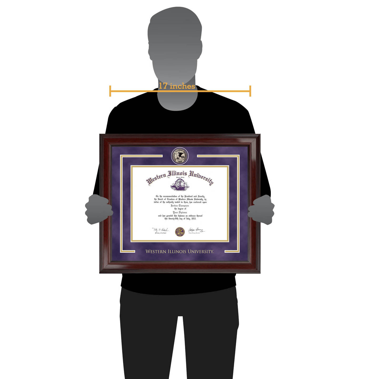 Western Illinois University Showcase Edition Diploma Frame in Encore ...