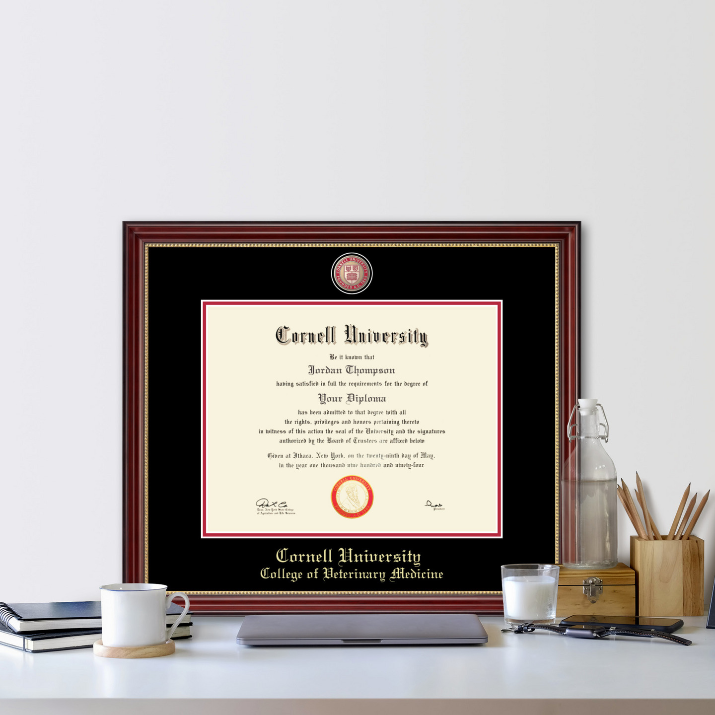 Cornell University Masterpiece Medallion Diploma Frame in Kensington ...