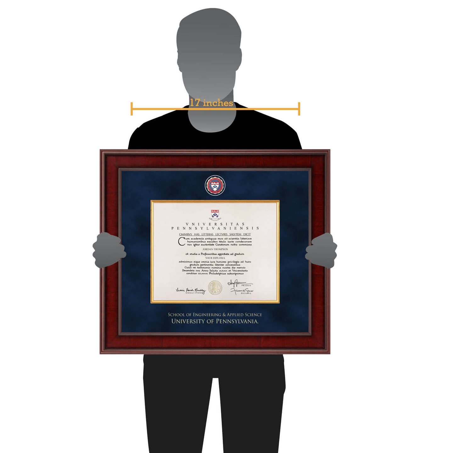 University of Pennsylvania Presidential Masterpiece Diploma Frame in ...