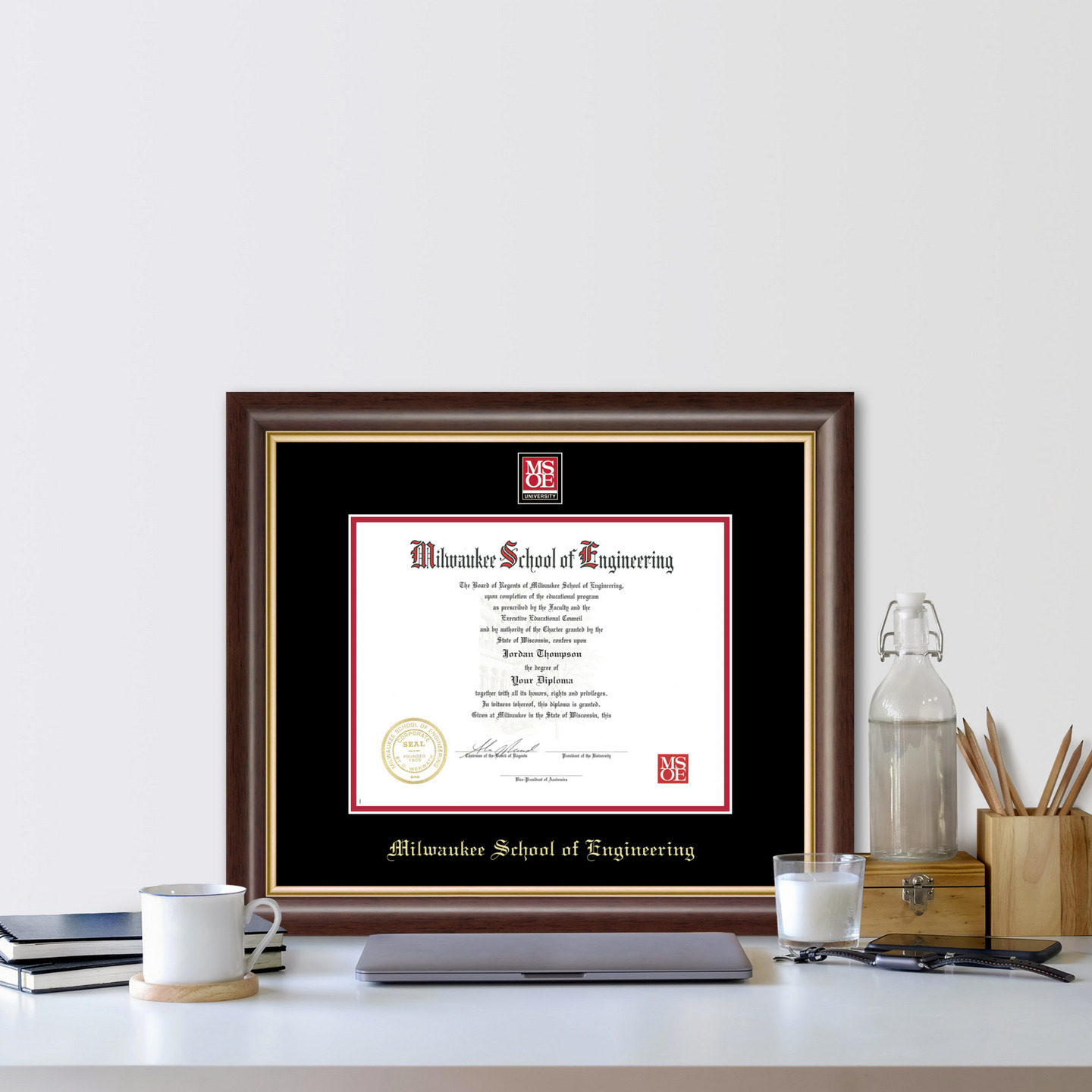 Milwaukee School of Engineering MSOE Masterpiece Medallion Diploma ...