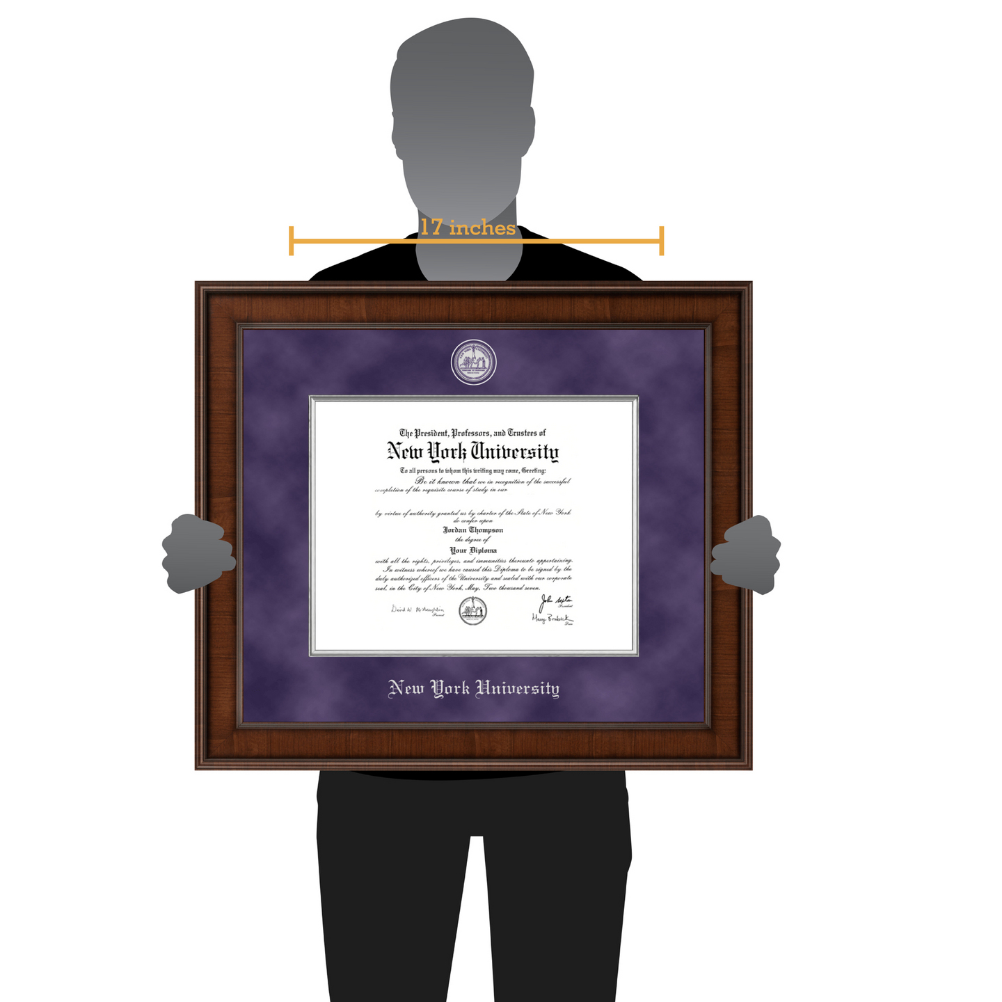 New York University Presidential Masterpiece Diploma Frame in Madison ...