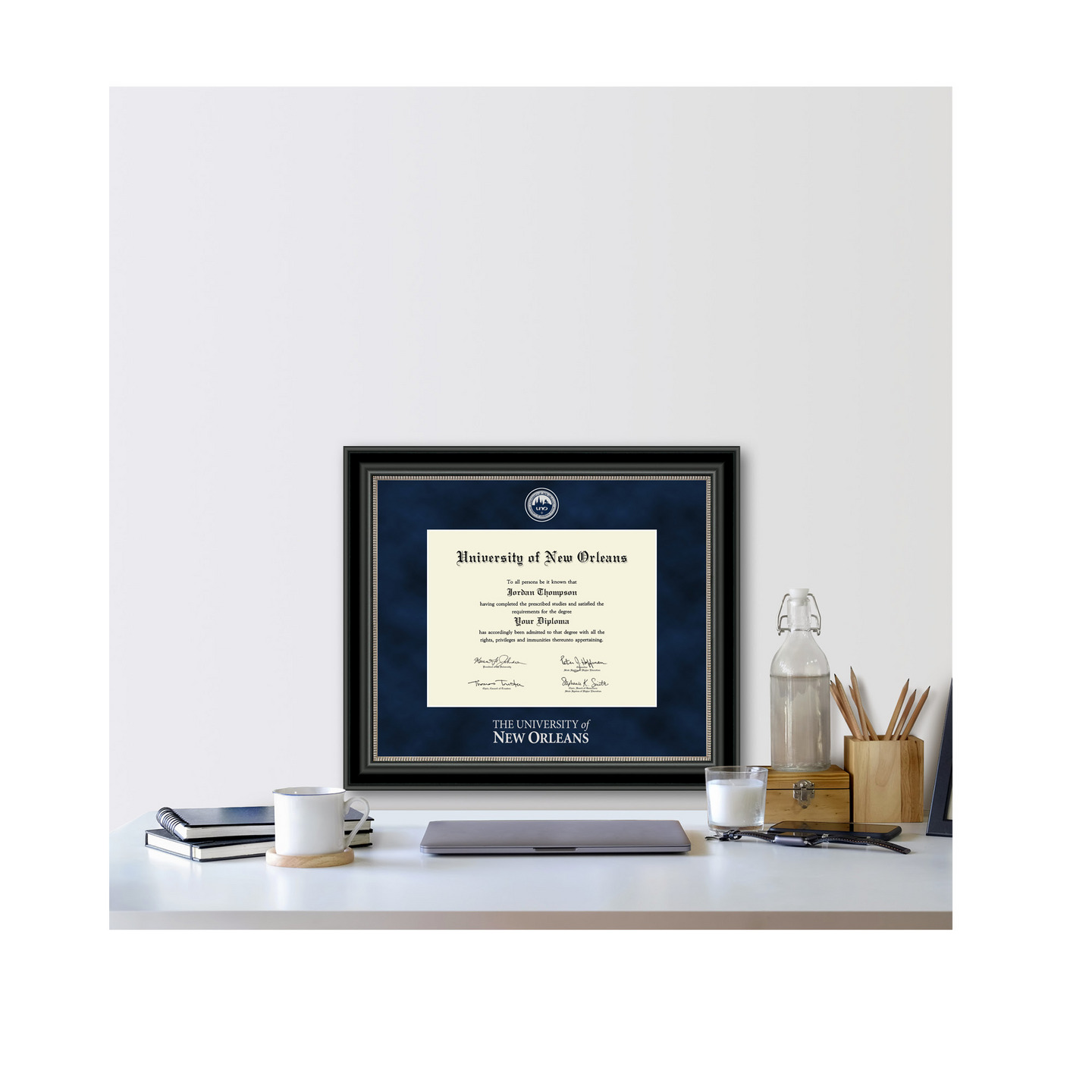University of New Orleans Regal Edition Diploma Frame in Noir - Item ...