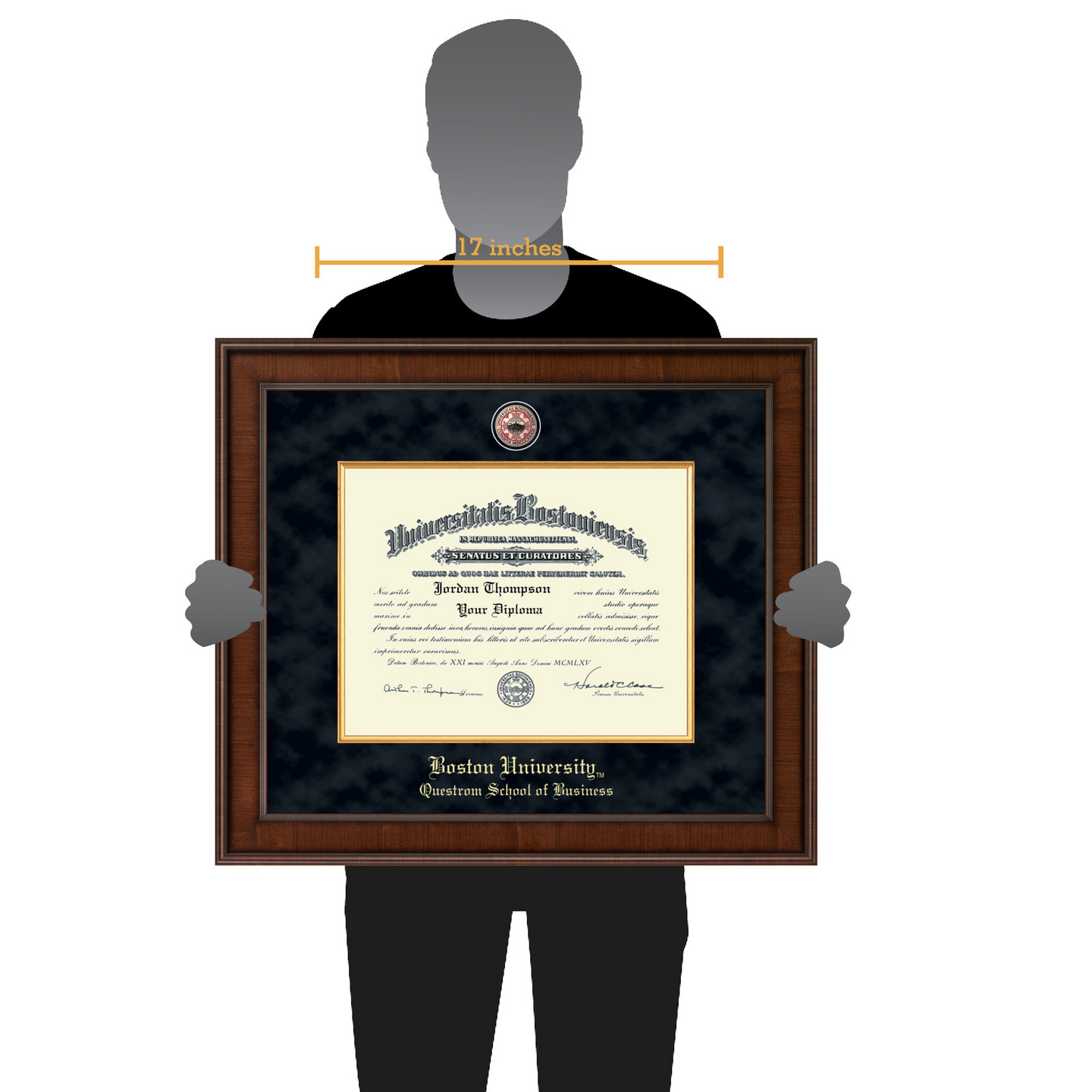 Boston University Presidential Masterpiece Diploma Frame in Madison ...