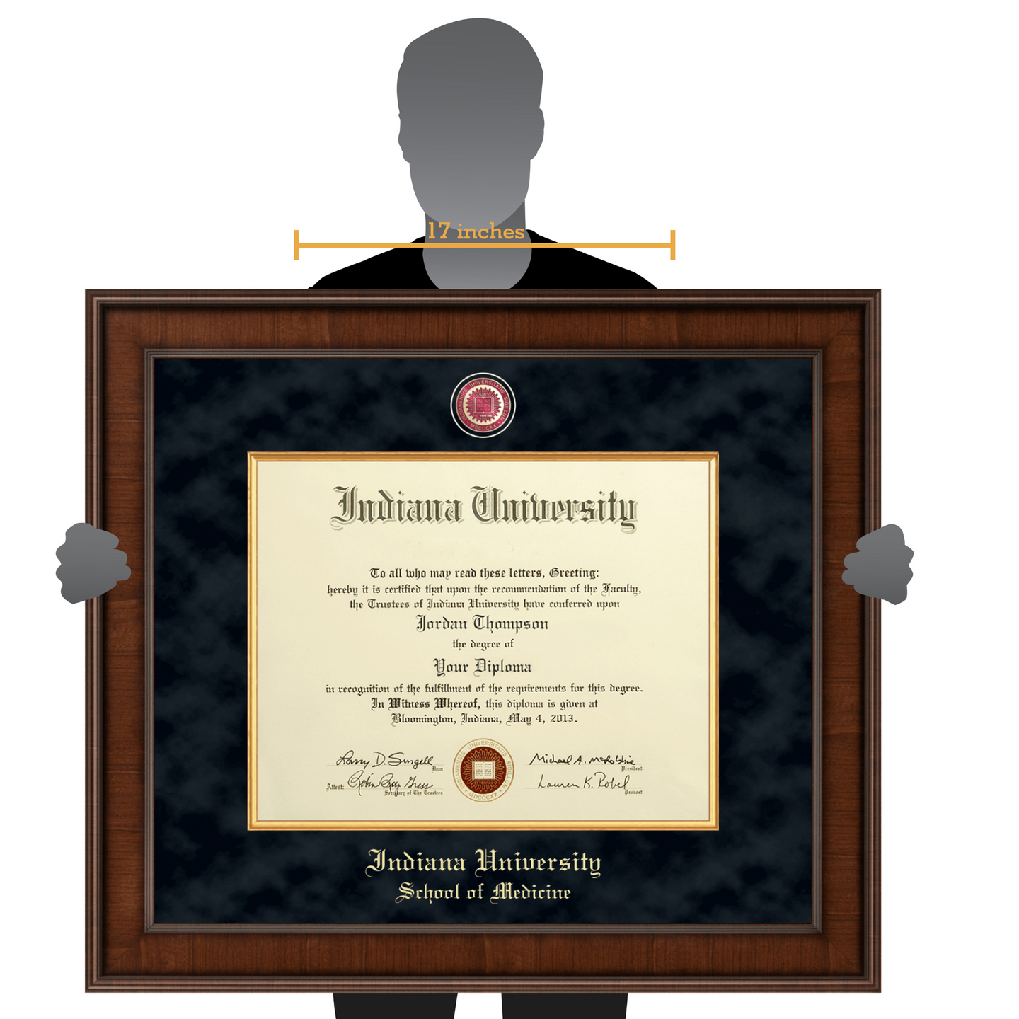 Indiana University Bloomington Presidential Masterpiece Diploma Frame ...