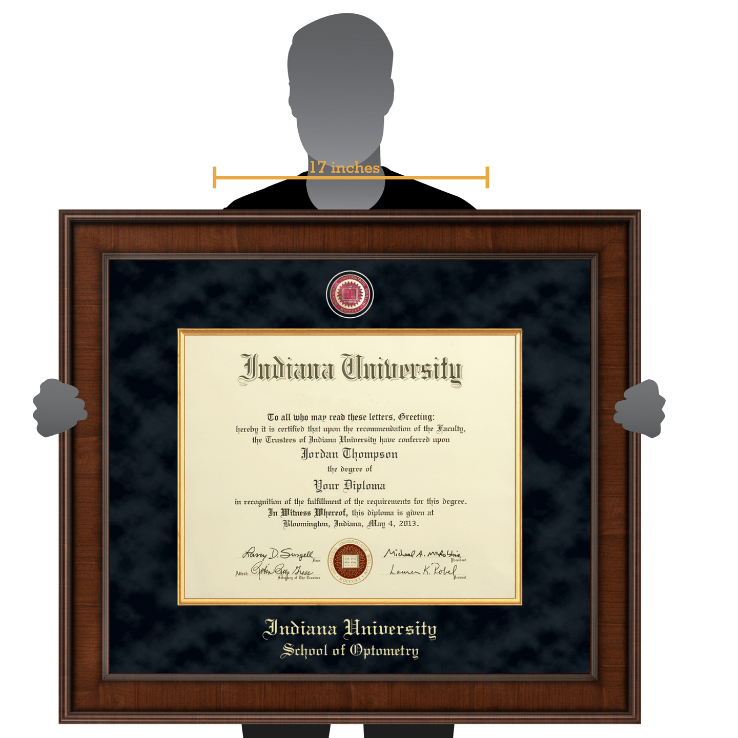 Indiana University Bloomington Presidential Masterpiece Diploma Frame ...