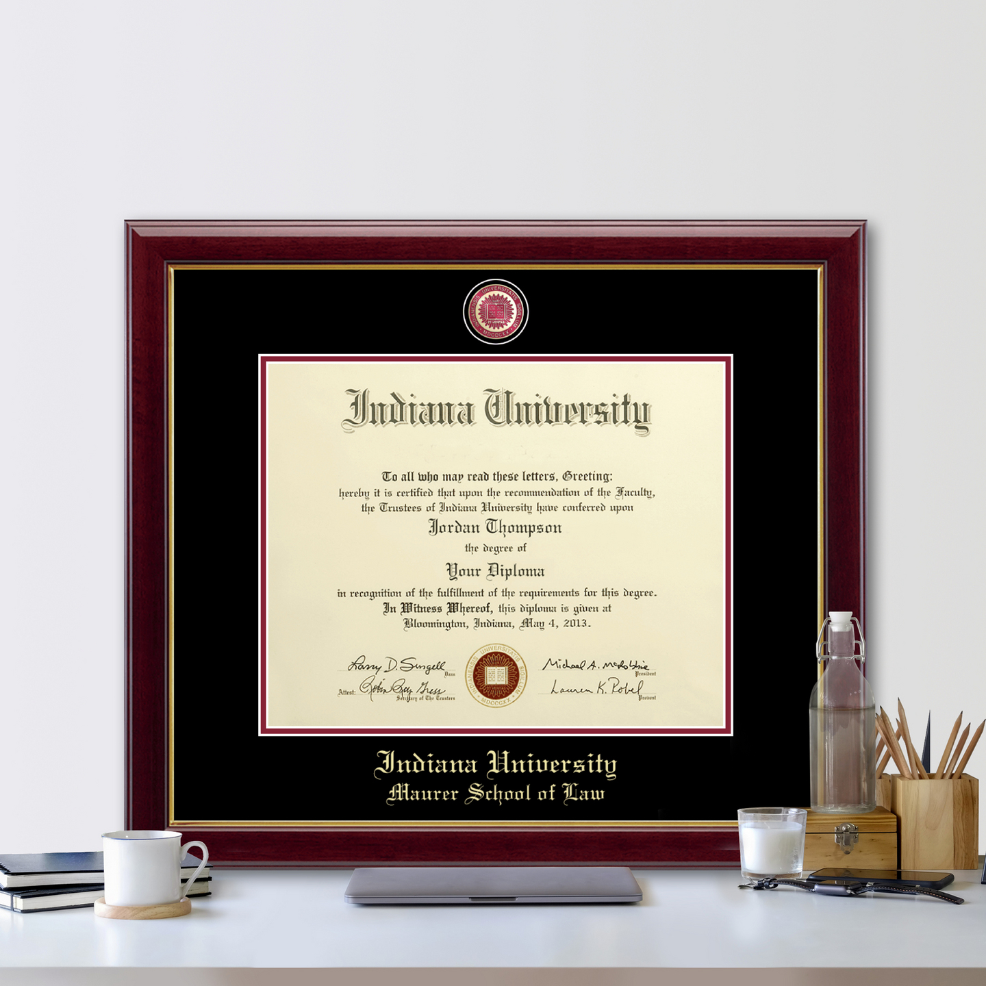 Indiana University Bloomington Masterpiece Medallion Diploma Frame in ...