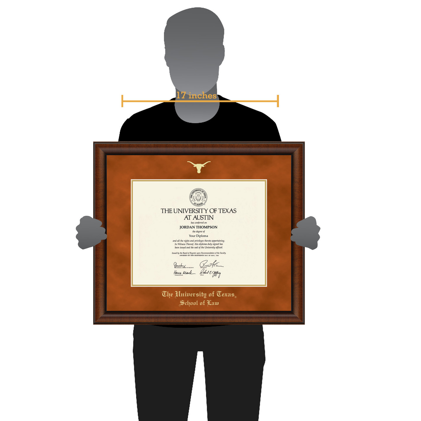 The University of Texas at Austin Gold Embossed Diploma Frame in Austin ...