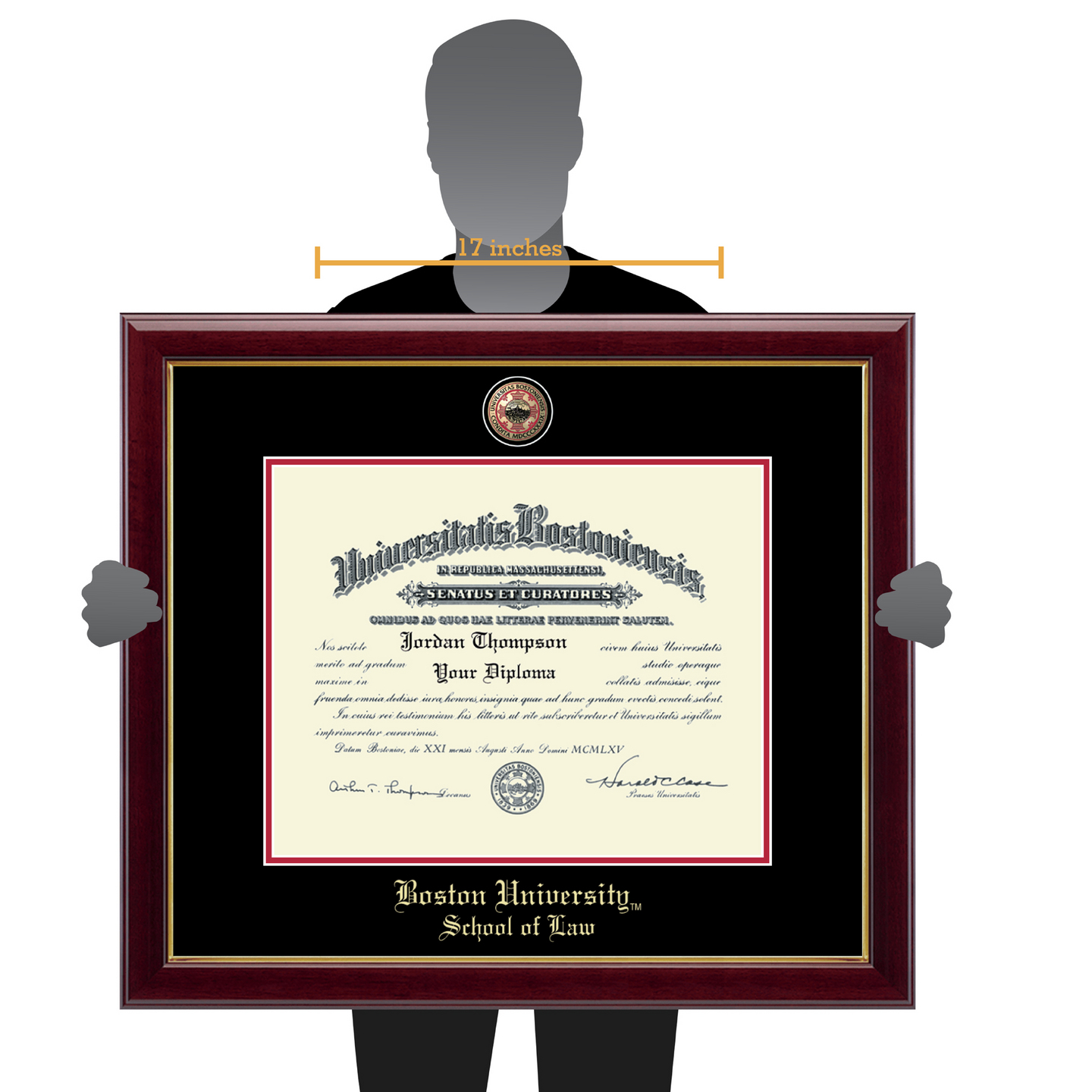 Boston University Masterpiece Medallion Diploma Frame in Gallery - Item ...