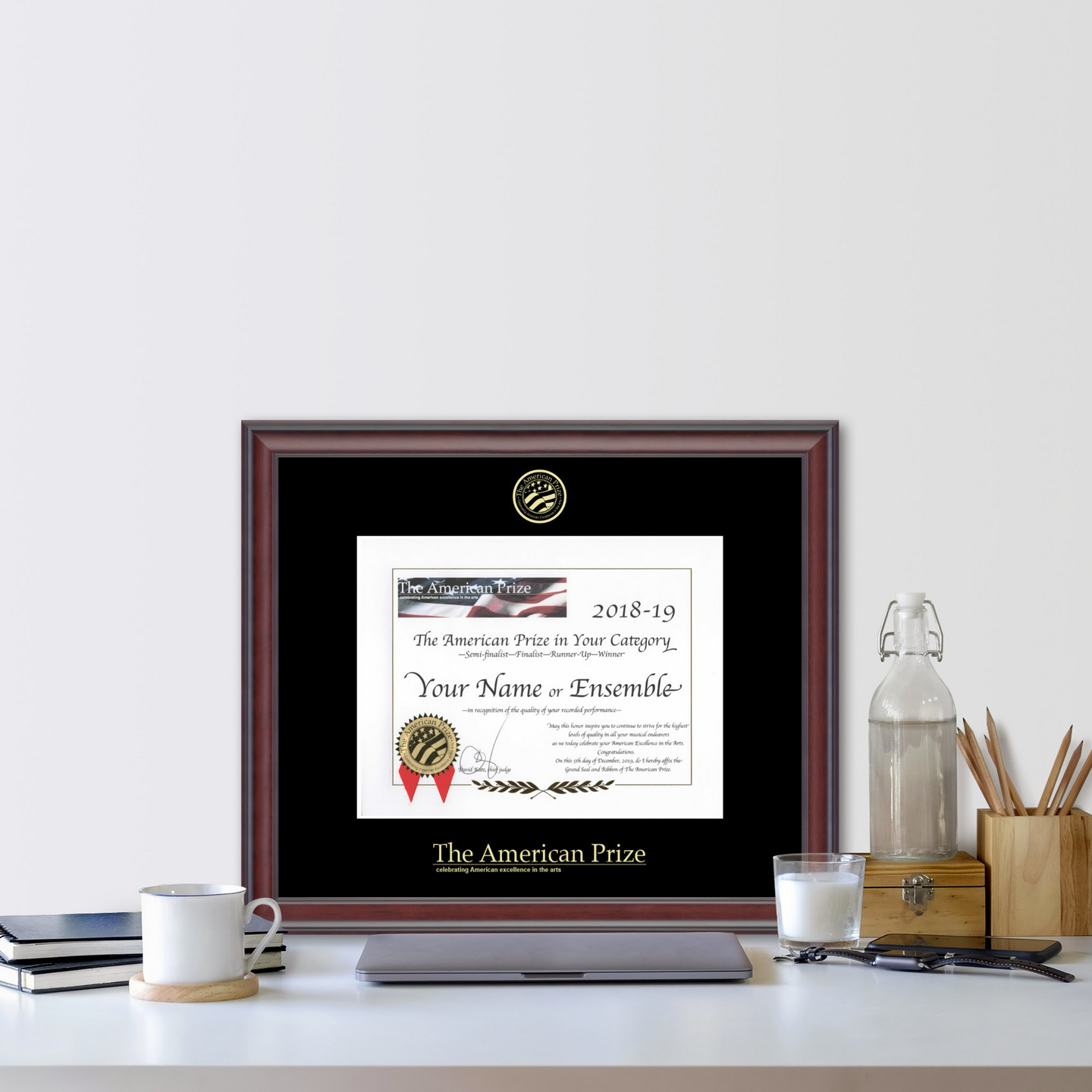 The American Prize Gold Embossed Certificate Frame in Studio - Item ...