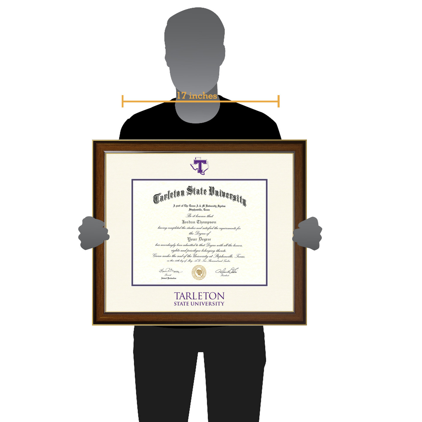 Tarleton State University Dimensions Diploma Frame in Westwood - Item ...