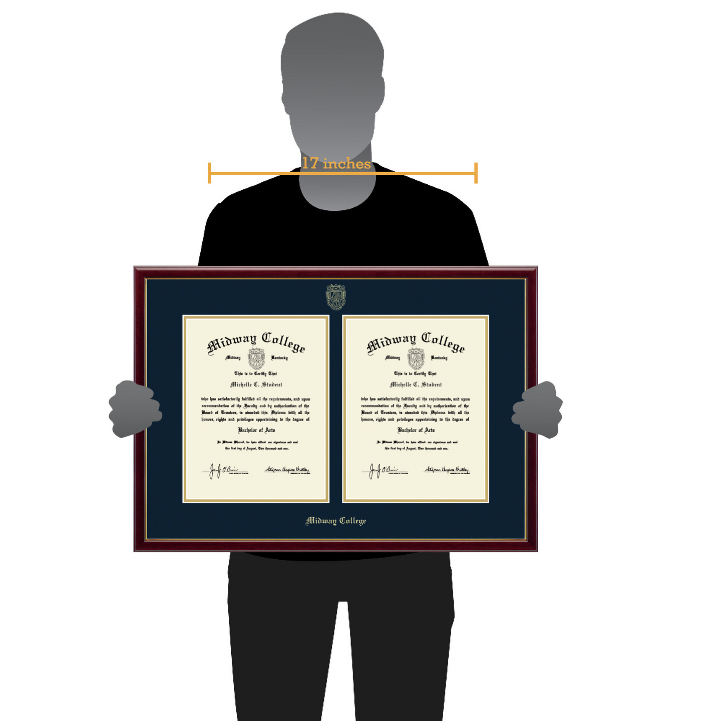 Midway College Double Diploma Frame in Galleria - Item #126016 from ...