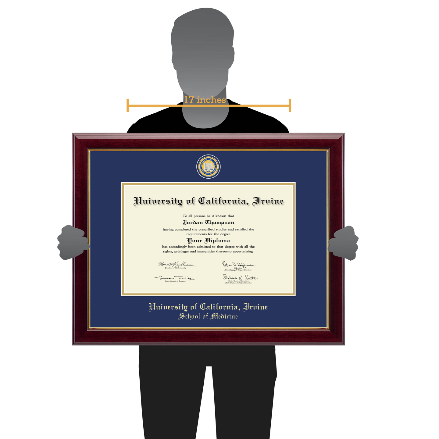 University of California Irvine Masterpiece Medallion Diploma Frame in ...