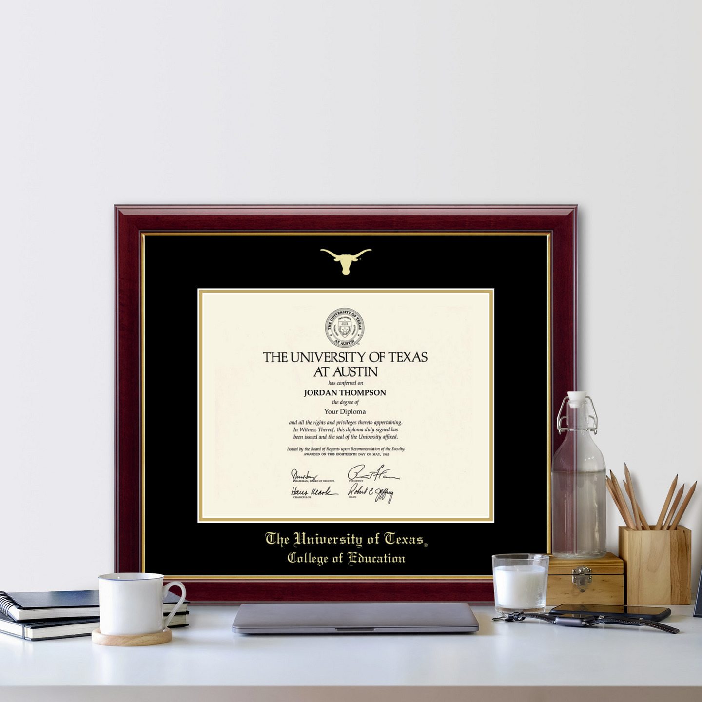 The University of Texas at Austin Gold Embossed Diploma Frame in ...