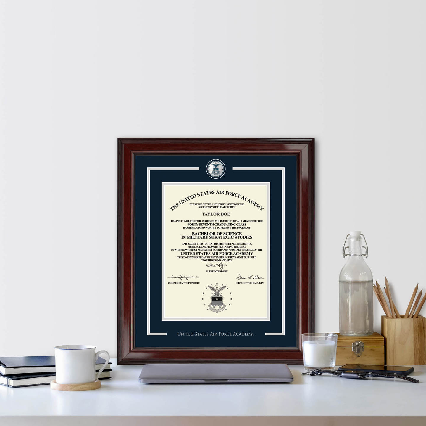 United States Air Force Academy Showcase Edition Diploma Frame in ...