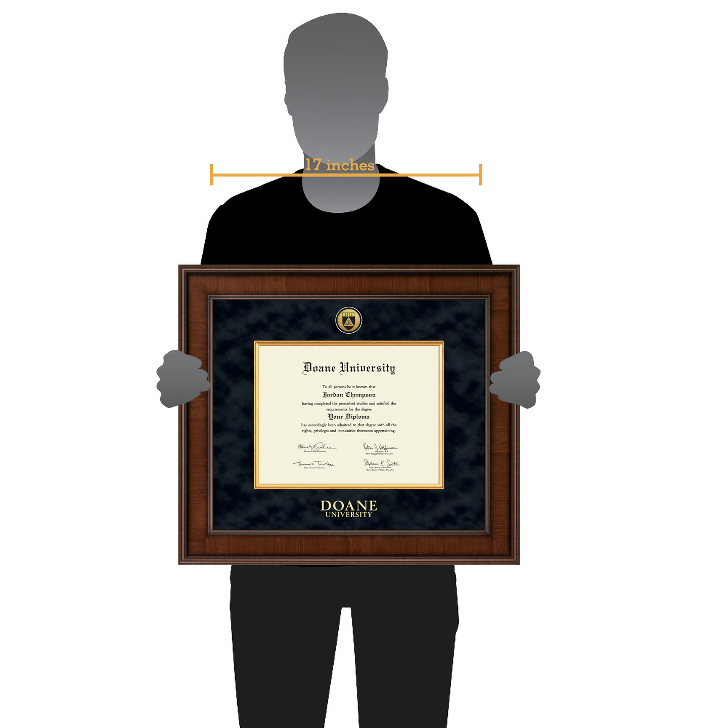 Doane University Presidential Gold Engraved Diploma Frame in Madison ...