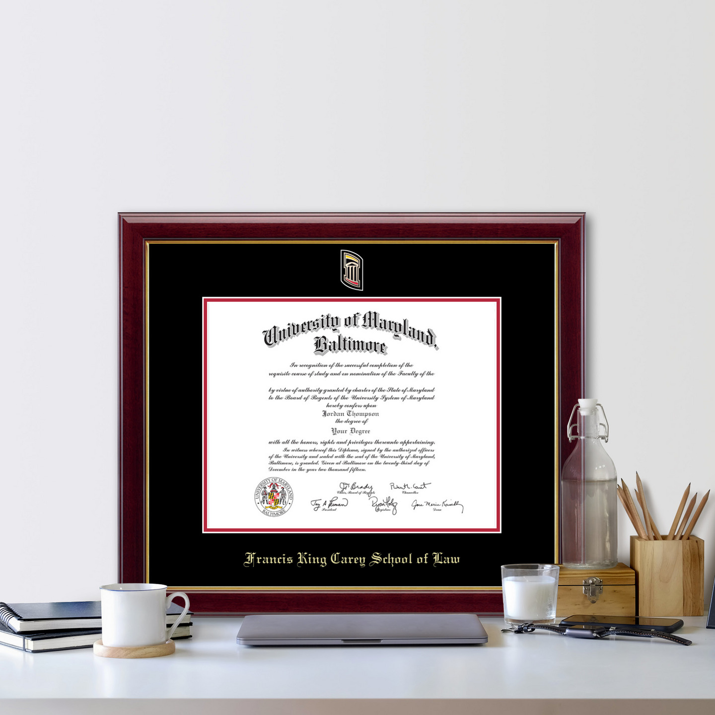 University of Maryland Baltimore Masterpiece Medallion Diploma Frame in ...