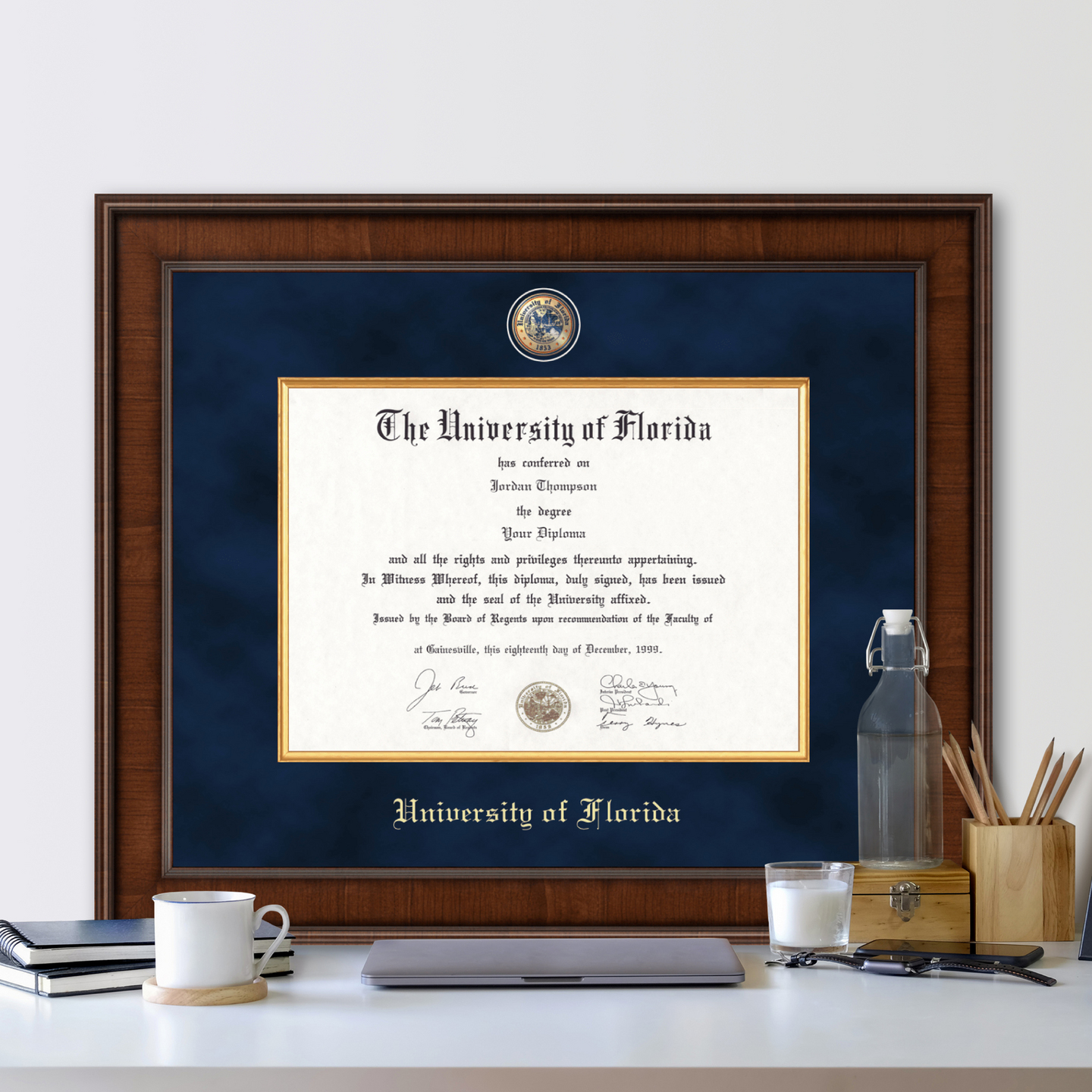 University of Florida Presidential Masterpiece Diploma Frame in Madison ...