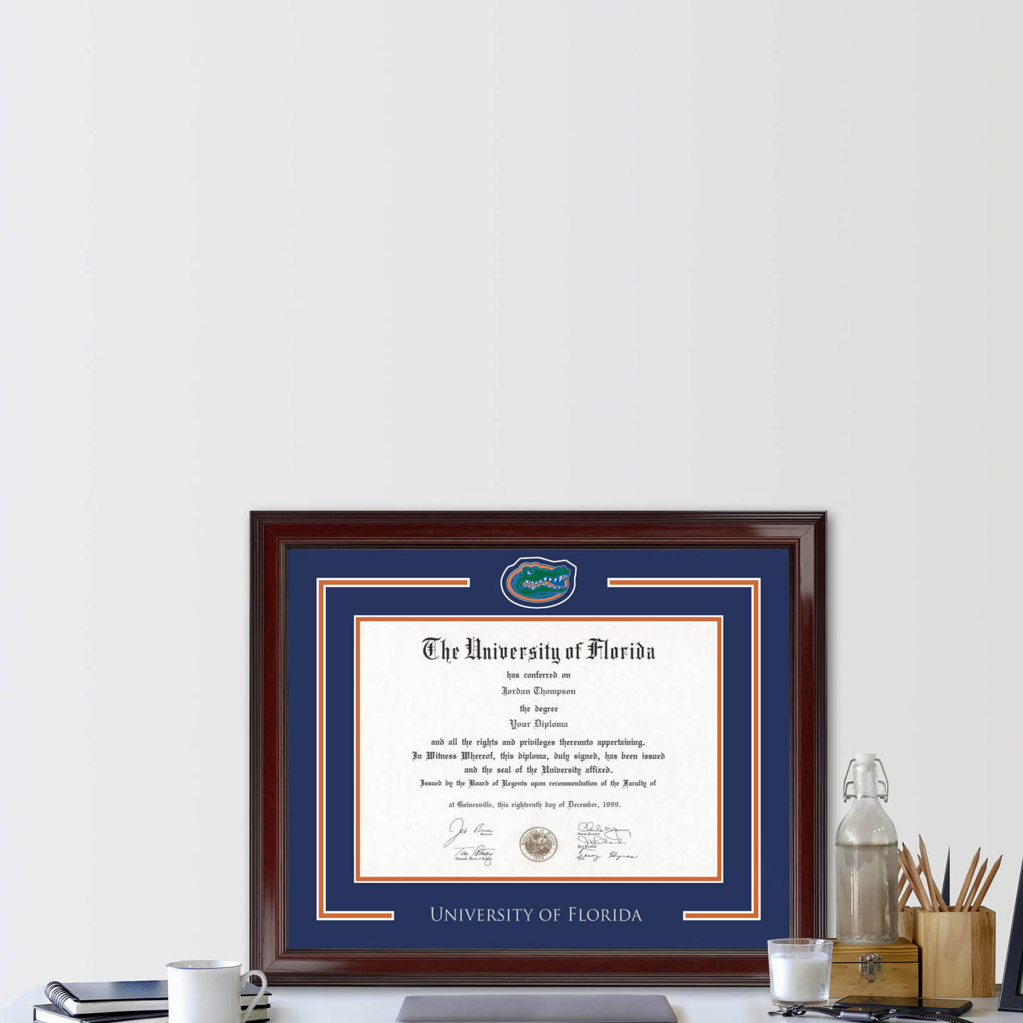 University of Florida Gator Diploma Frame in Encore - Item #293397 from ...