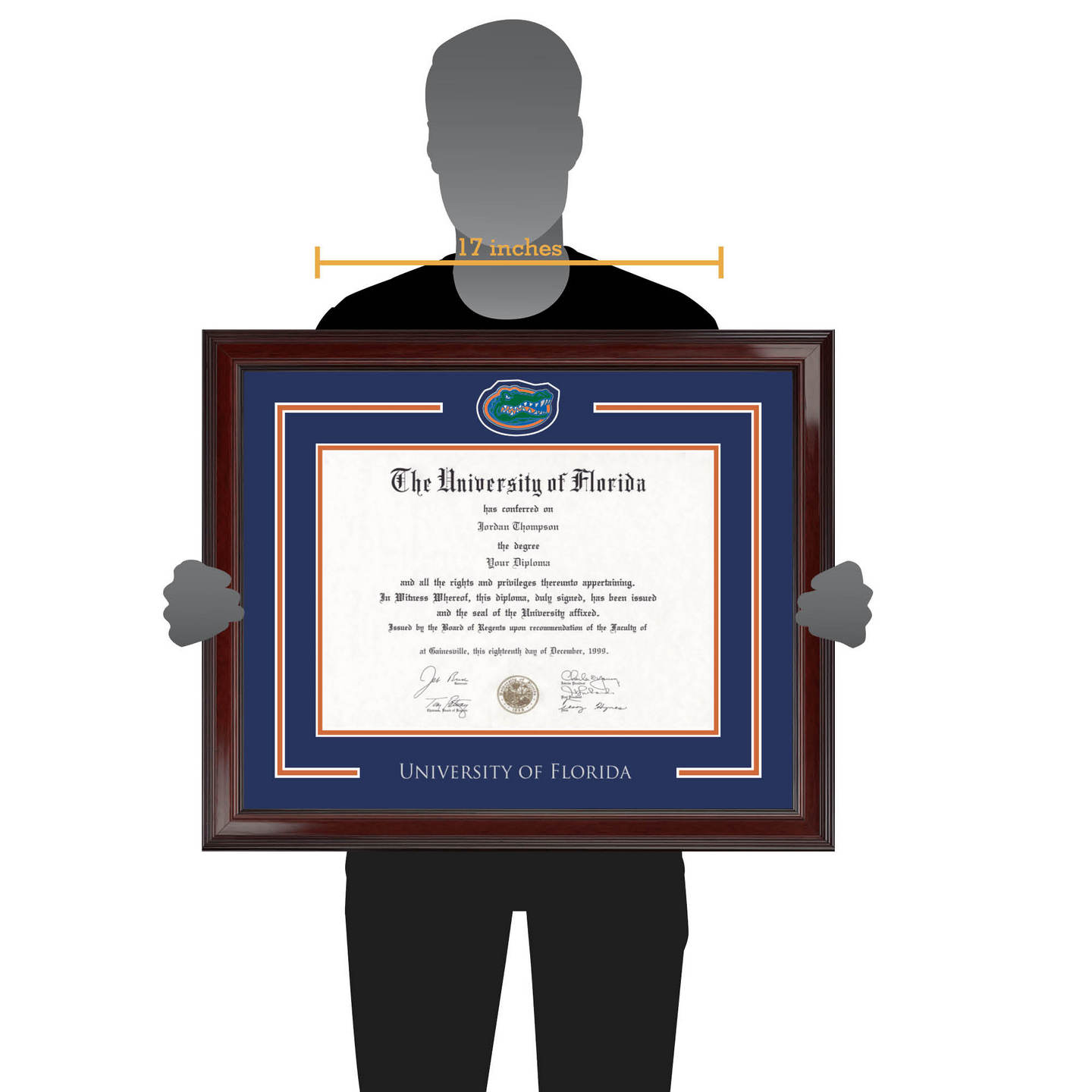 University of Florida Gator Diploma Frame in Encore - Item #293397 from ...