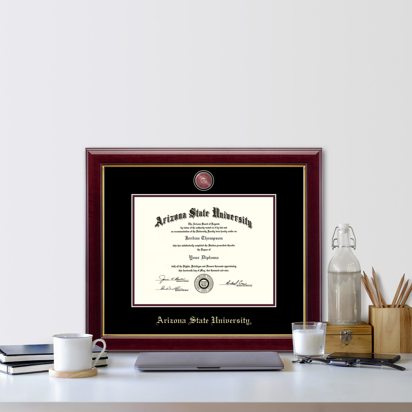 Arizona State University Masterpiece Medallion Diploma Frame in Gallery ...
