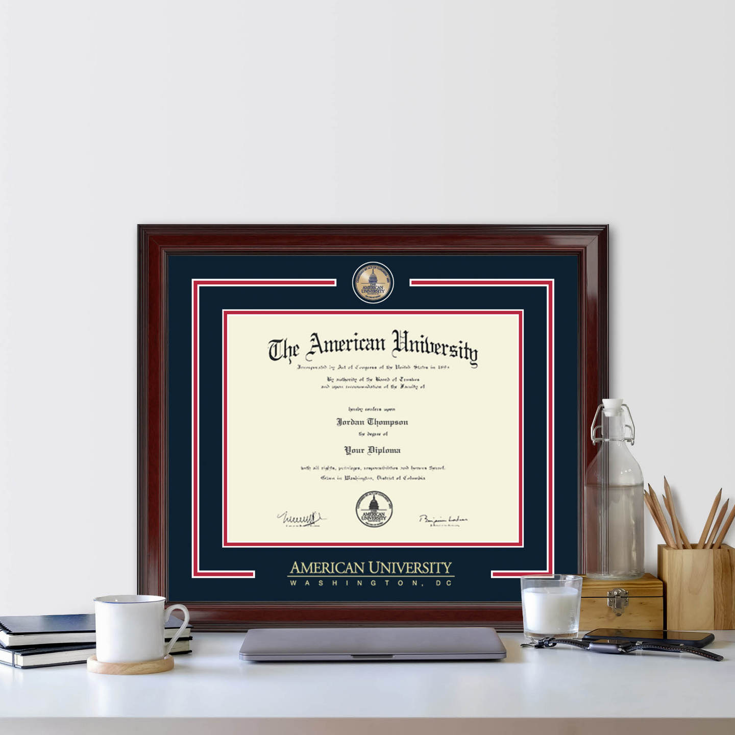 American University Showcase Edition Diploma Frame in Encore - Item ...