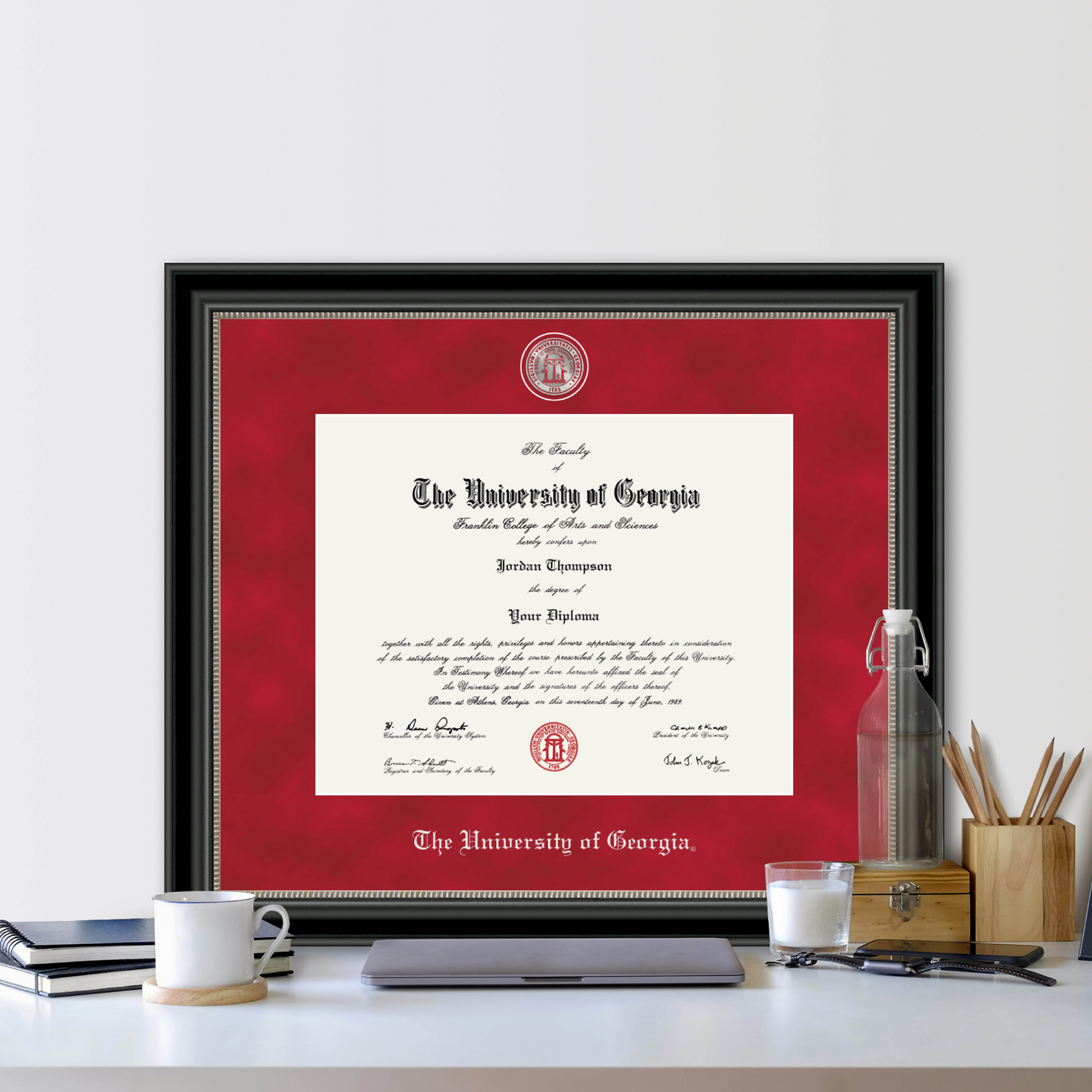 University of Georgia Regal Edition Diploma Frame in Noir - Item ...
