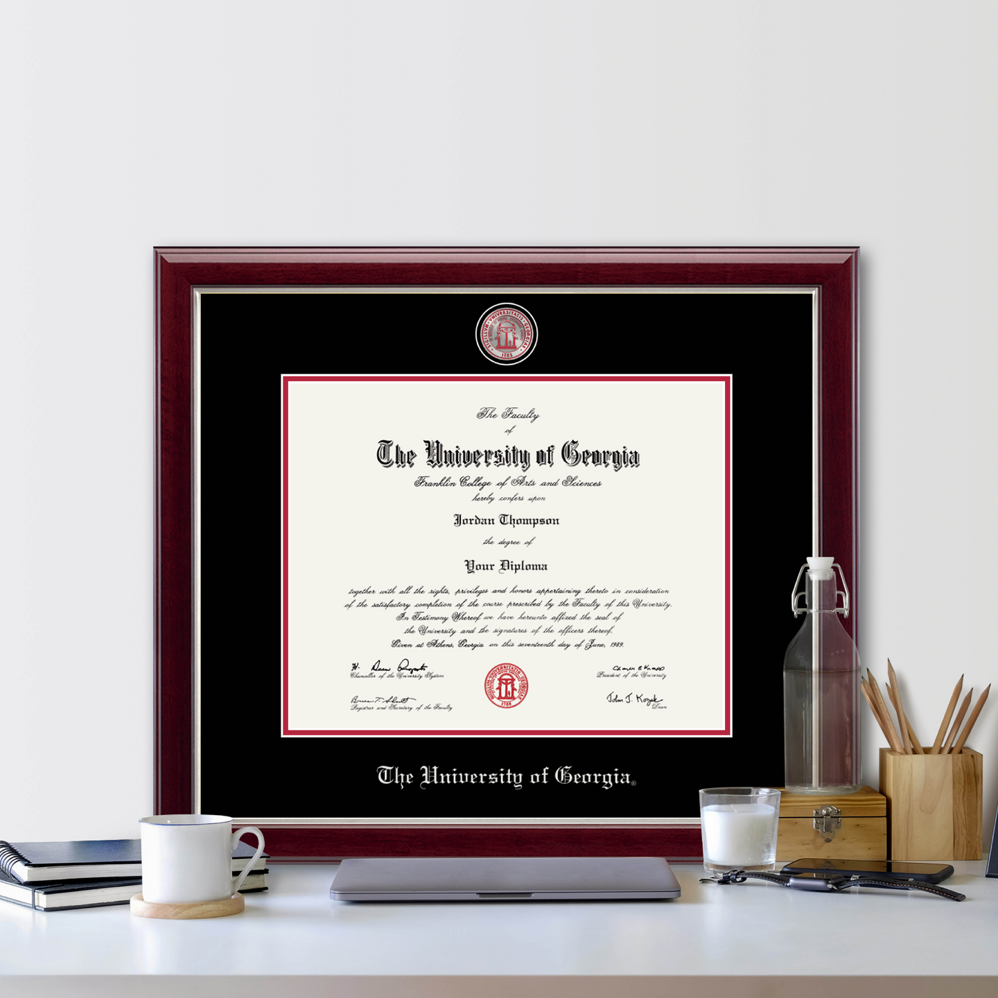 University of Georgia Masterpiece Medallion Diploma Frame in Gallery ...